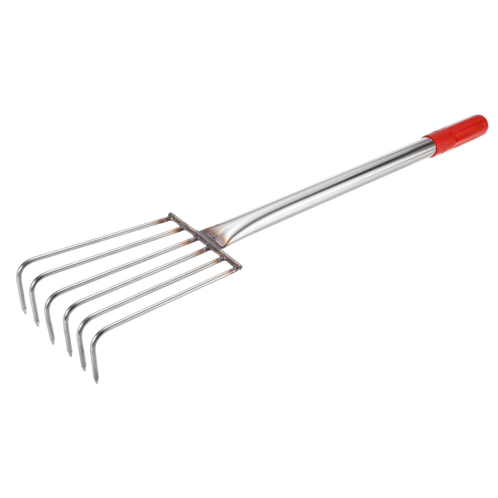 Uxcell 6 Teeth Claw Rake, 12.6-inch Stainless Steel Hand Rake with ...