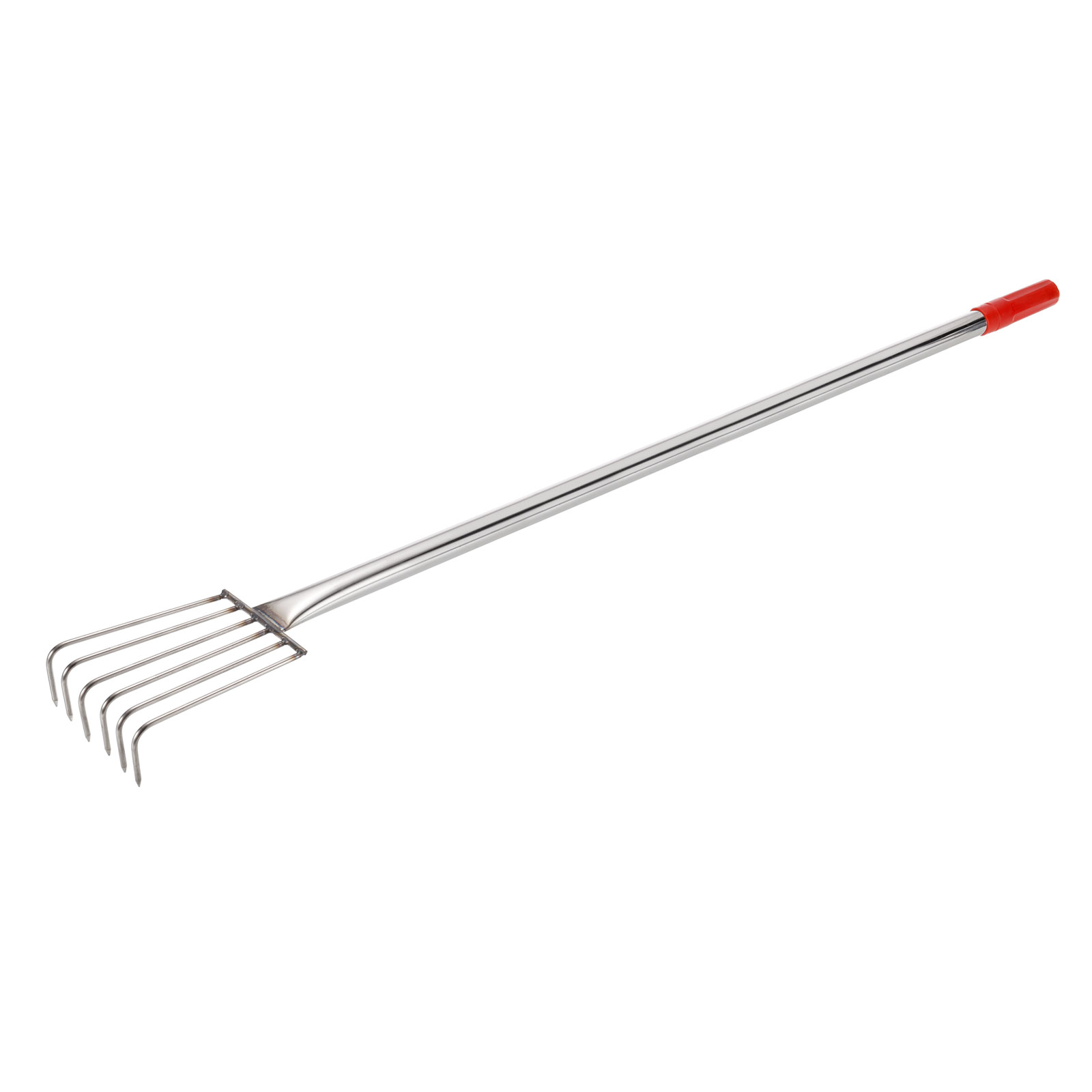 Uxcell 6 Teeth Claw Rake, 39.76-inch Stainless Steel Hand Rake with ...