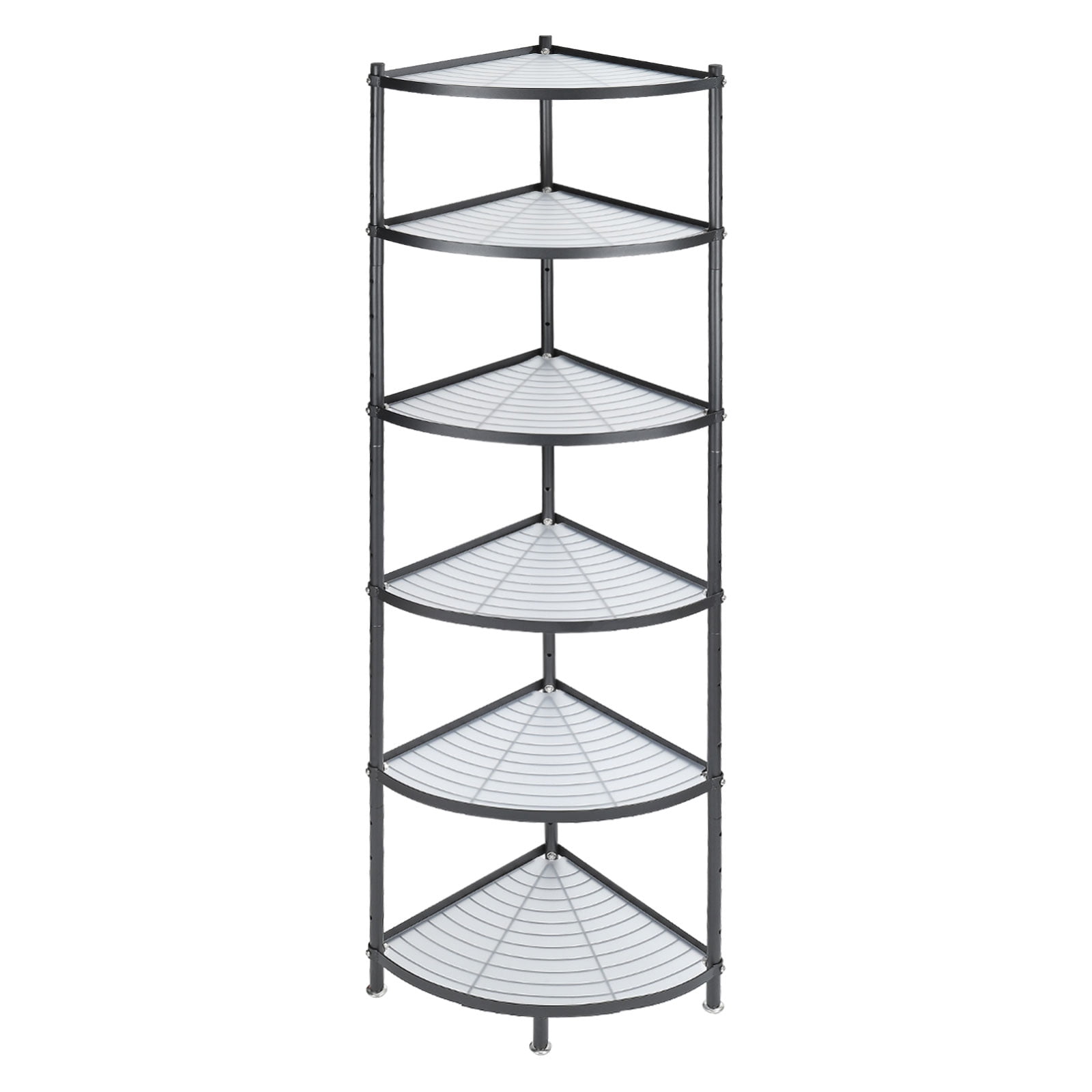 Uxcell 6 Tier Cookware Stand, Carbon Steel MultiLayer Pot Rack Cookware ...