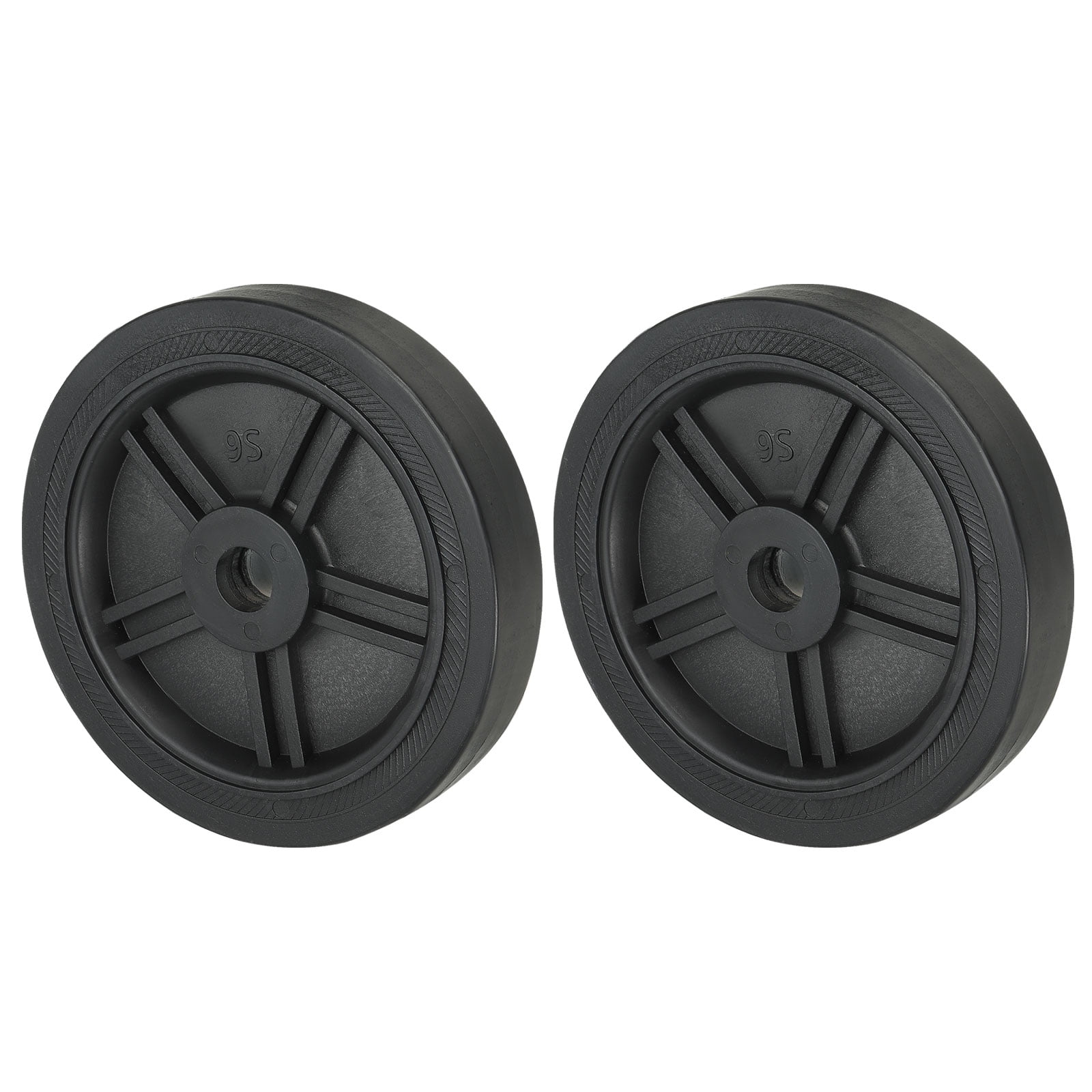 Uxcell 6" Universal Air Compressor Wheel with 0.7" Hole for Easy ...