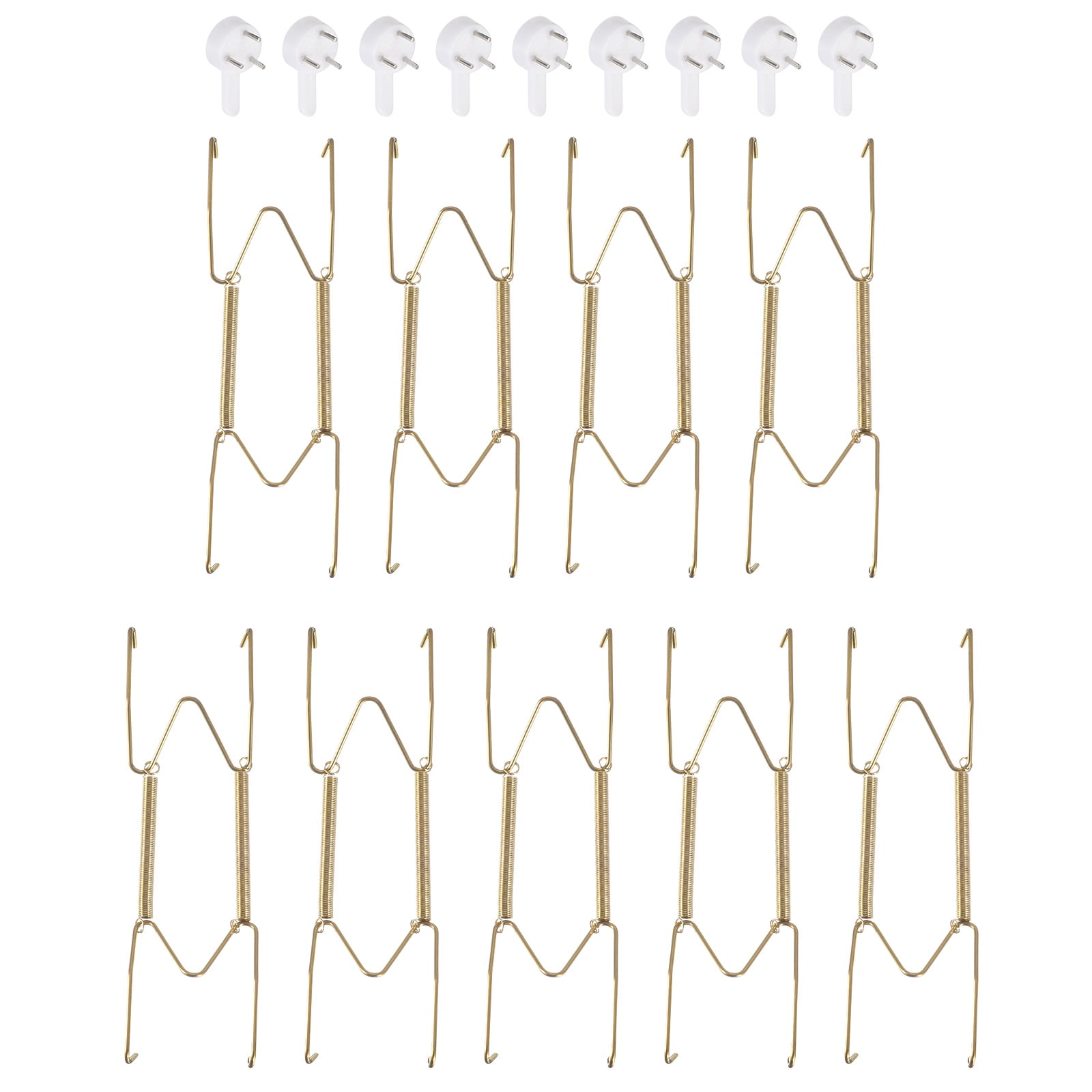 Uxcell 6 inch Stainless Steel Invisible Wall Plate Hangers With Tip ...