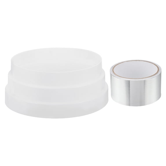 Uxcell 6" to 7" Duct Reducer Increaser Adapter, Plastic Ducting ...