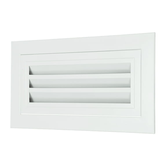 Uxcell 6" x 14" Aluminum Gable Vent, 1Pcs Return Grille Gable Louver ...