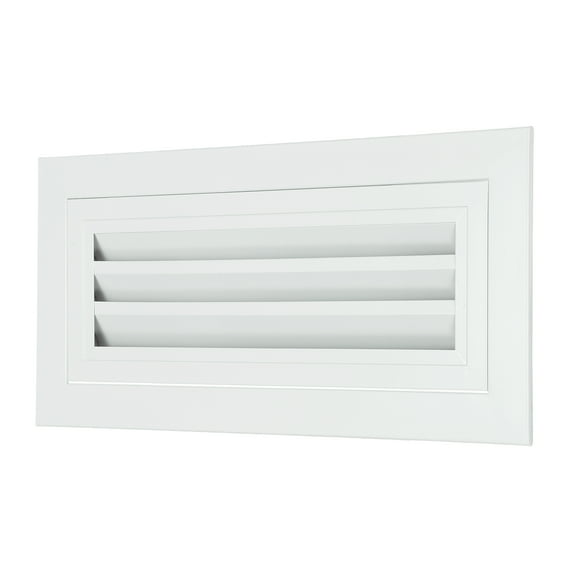 Uxcell 6" x 16" Aluminum Gable Vent, 1Pcs Return Grille Gable Louver ...