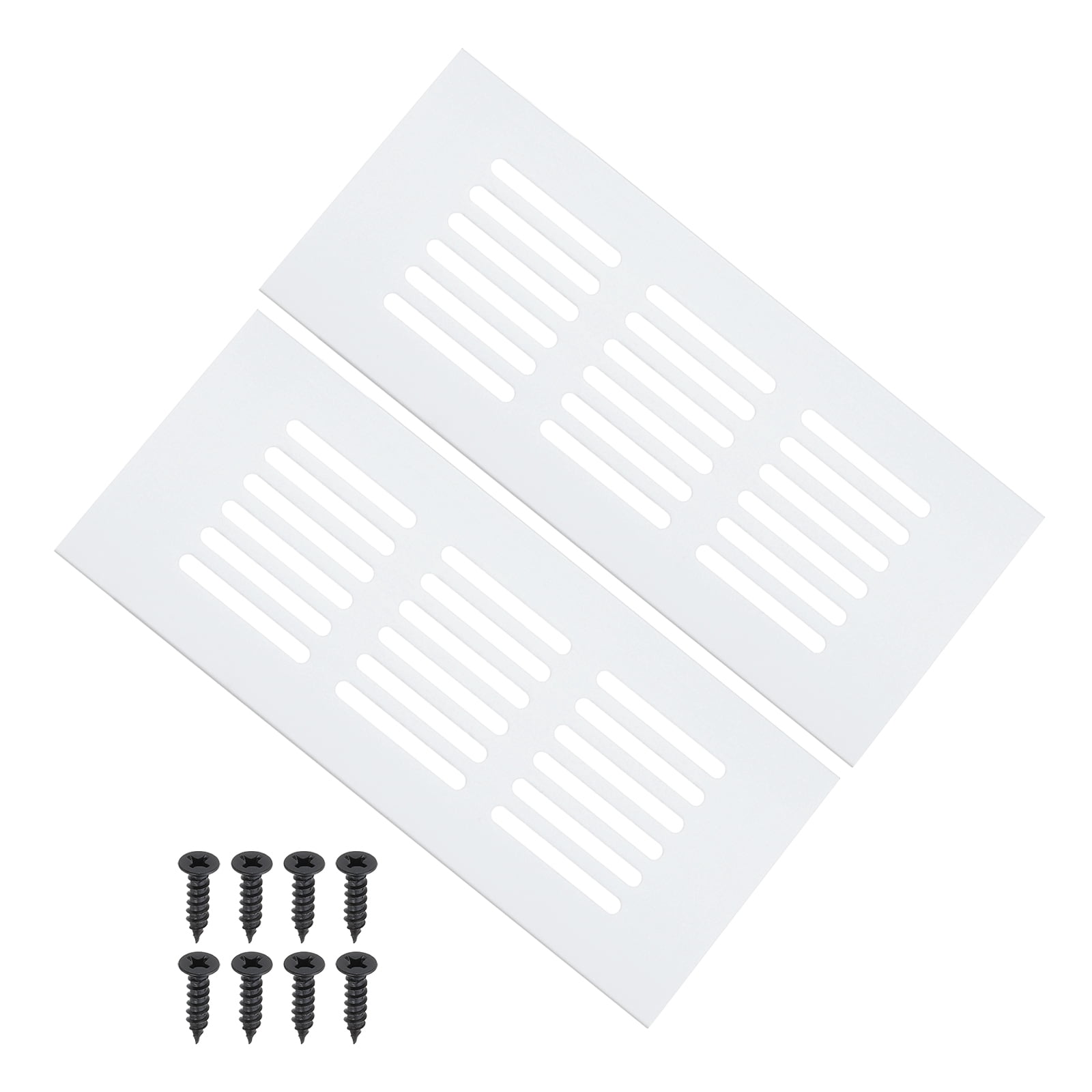 Uxcell 6 x 2.4 Inch Door Air Vent Cover, 2 Pcs Heavy Duty Grille ...