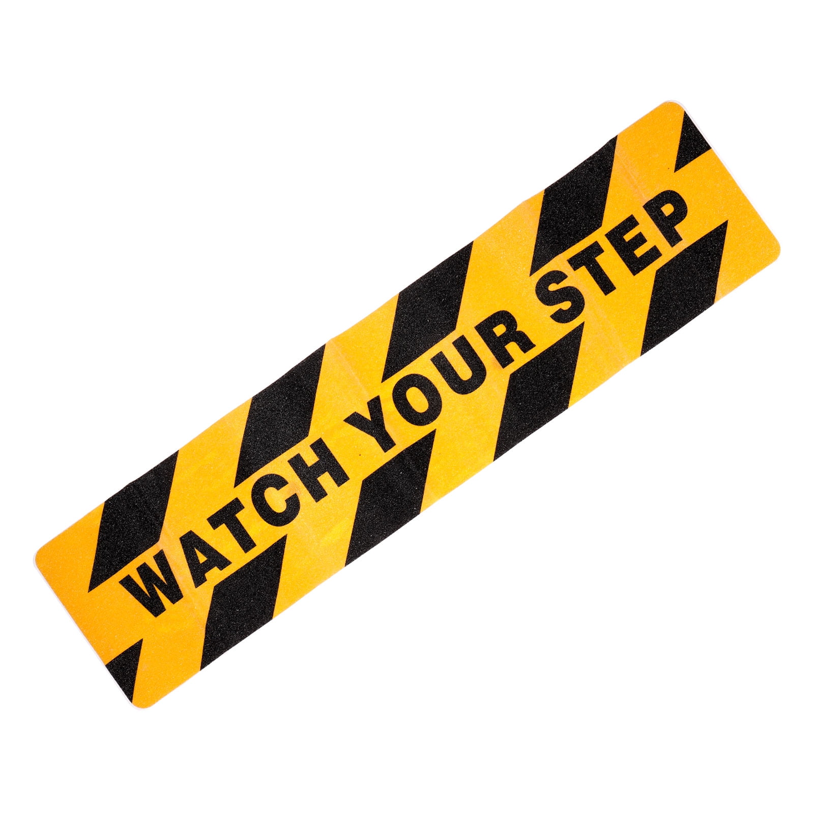 Uxcell 6" x 24" Watch Your Step Warning Sticker Adhesive Abrasive Non ...