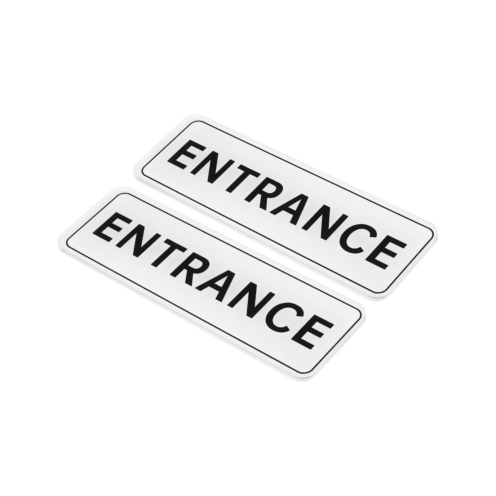 Uxcell 6"x2" ENTRANCE Sign Acrylic Self Adhesive Door Sticker Wall Sign ...