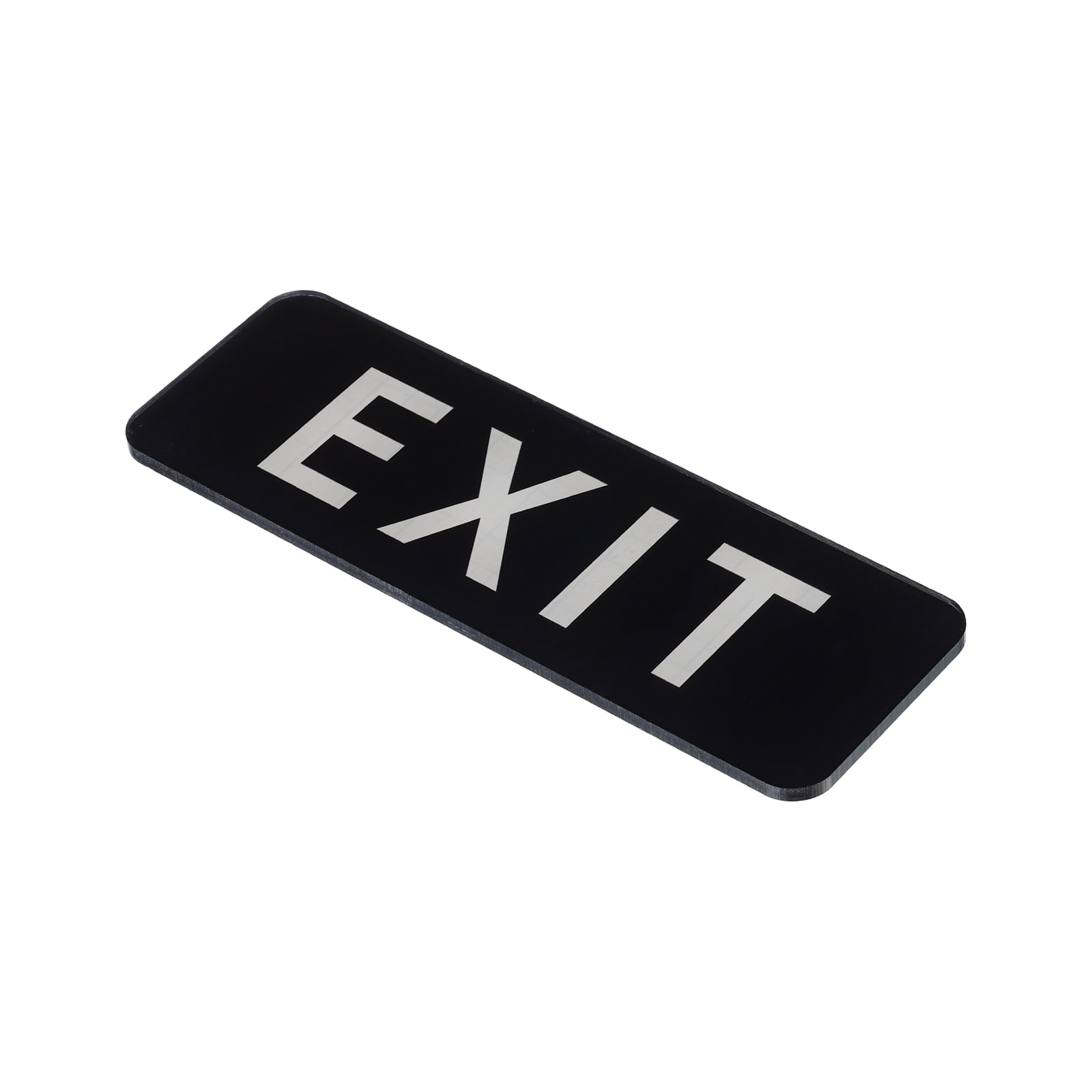 Uxcell 6"x2" EXIT Sign Acrylic Self Adhesive Door Sticker Wall Mounting ...