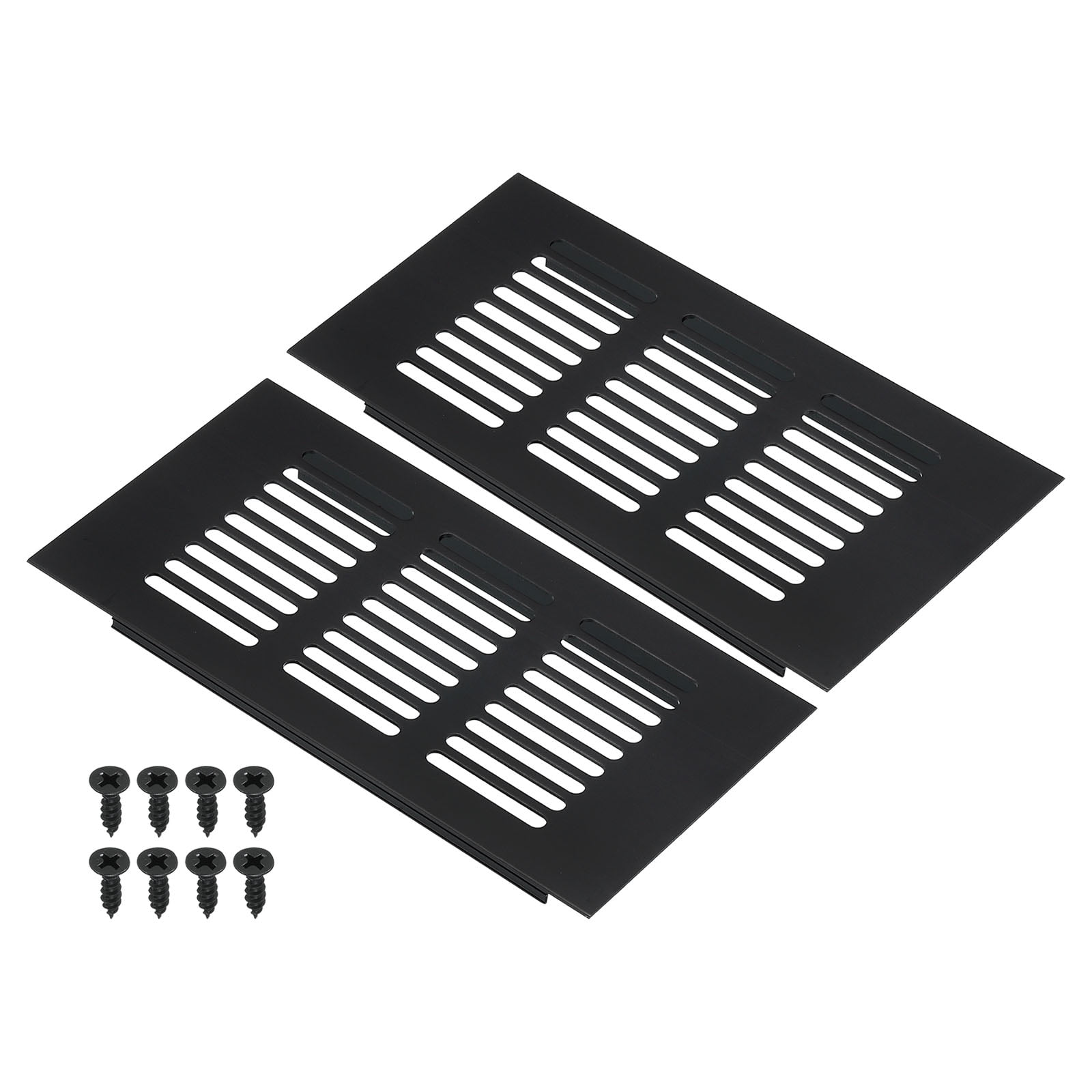 Uxcell 6"x3" Rectangle Air Vent Cover 2pcs Door Grille Ventilation ...