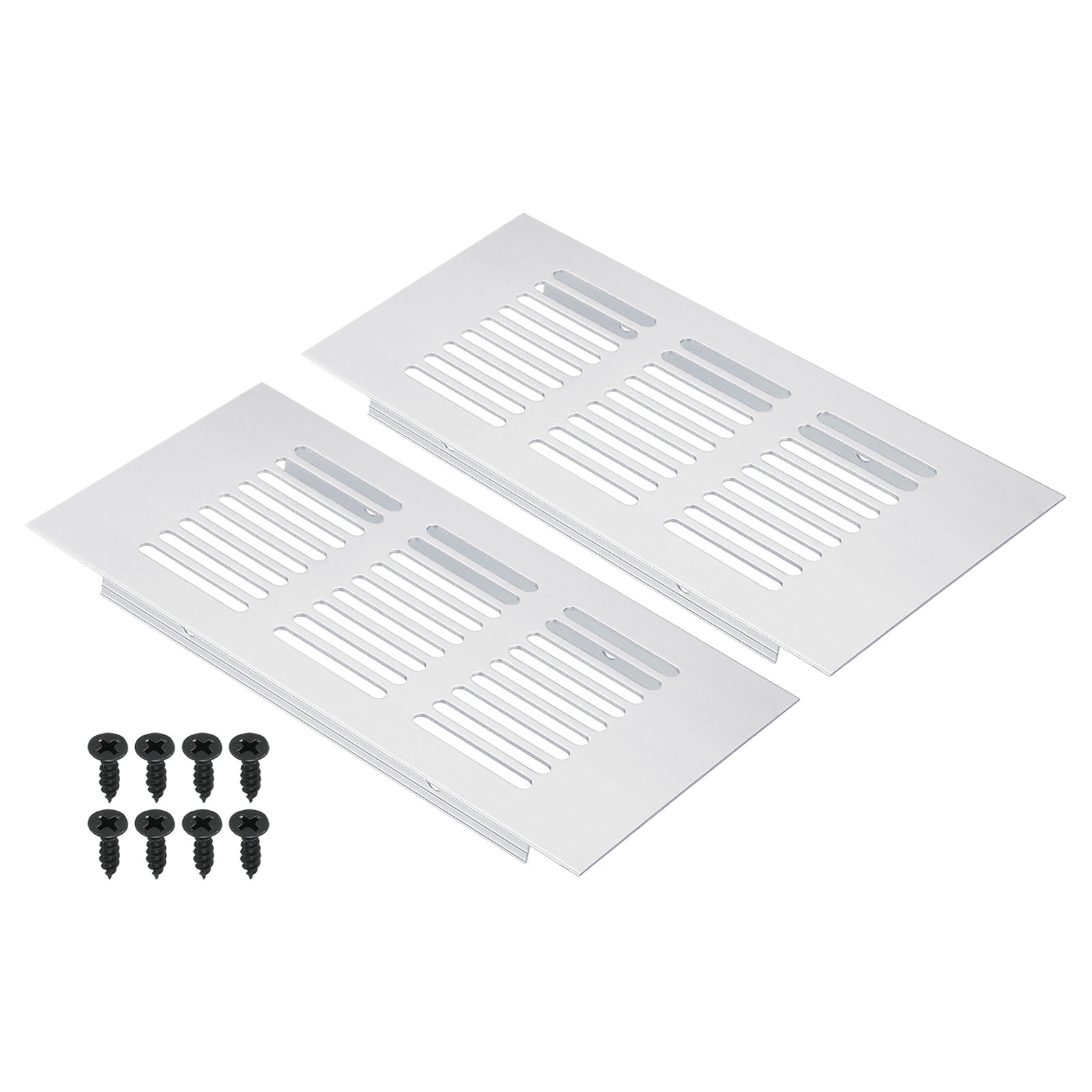 Uxcell 6"x3" Rectangle Air Vent Cover 2pcs Door Grille Ventilation ...