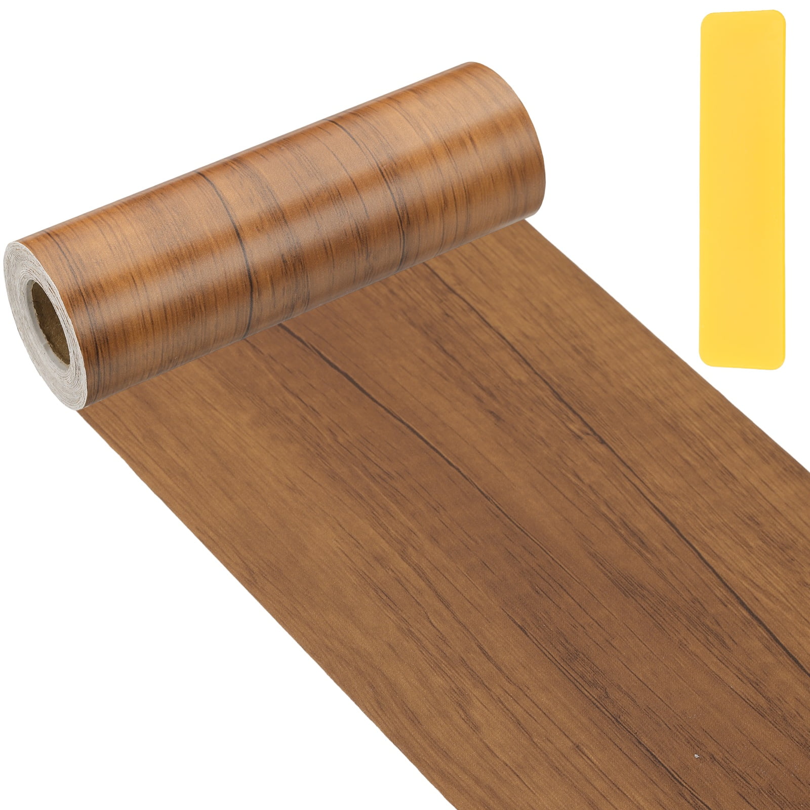 Uxcell Self-Adhesive Wood Grain Repair Tape with Scraper for Furniture ...