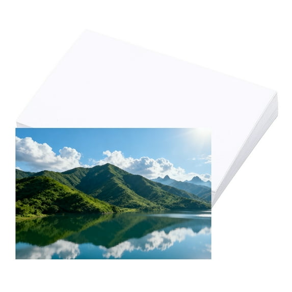 Uxcell 6"x4" RC Satin Photo Paper, 50 Sheets Inkjet Printing Picture ...