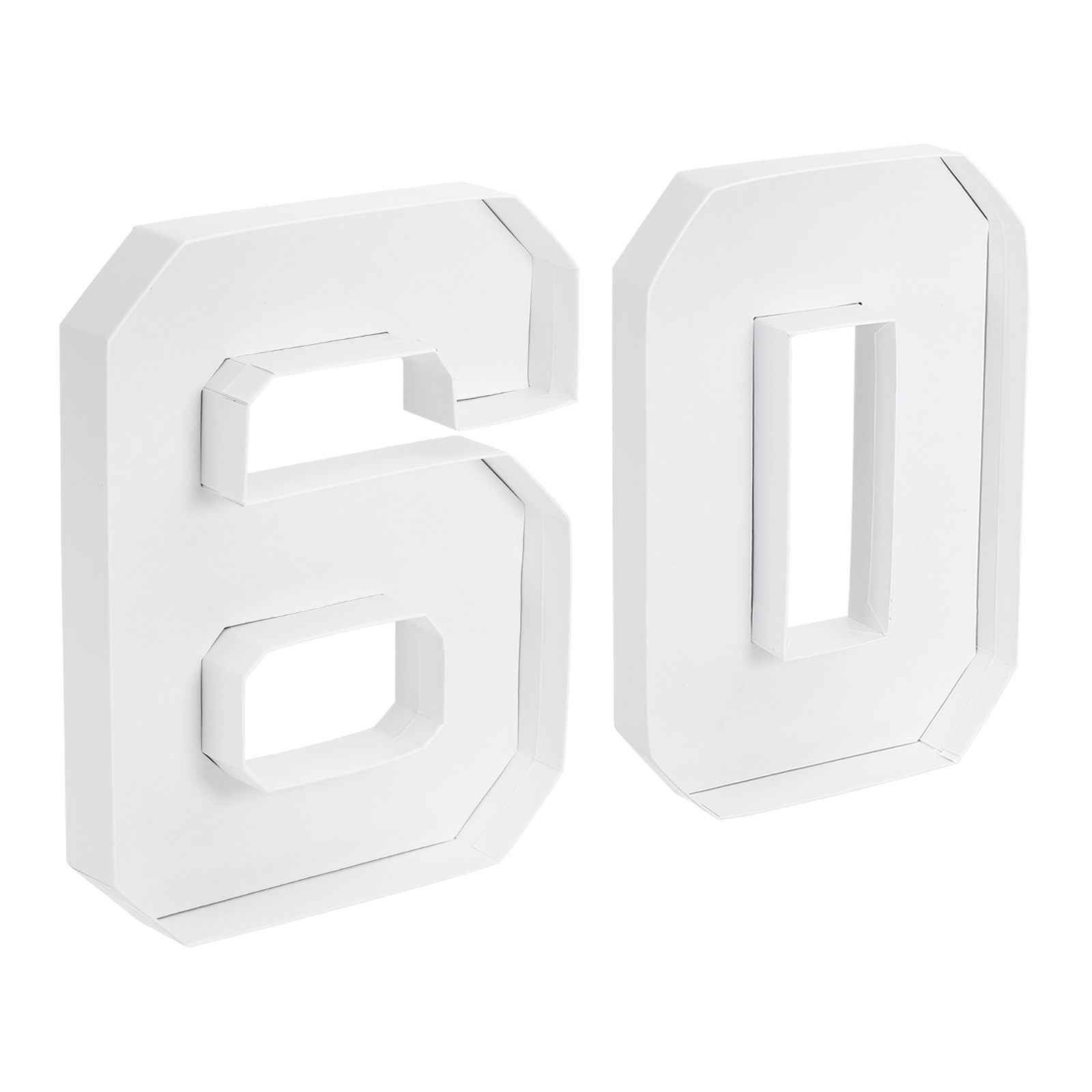 Uxcell 60 Cardboard Number Set, Paper Box Fillable Tray Container for ...