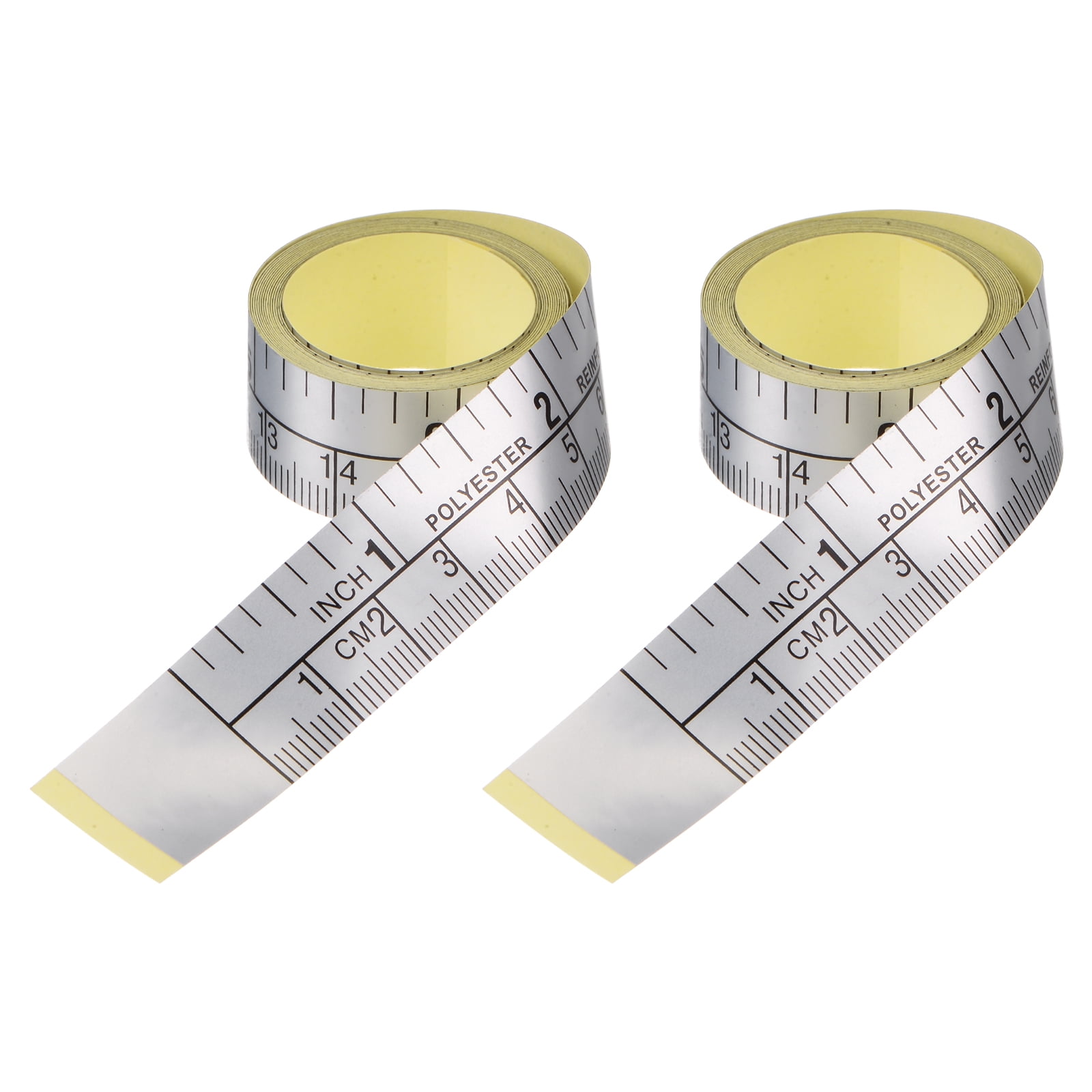 Uxcell 60 Inches Adhesive Backed Tape Measure, Inch/Metric Scale for ...