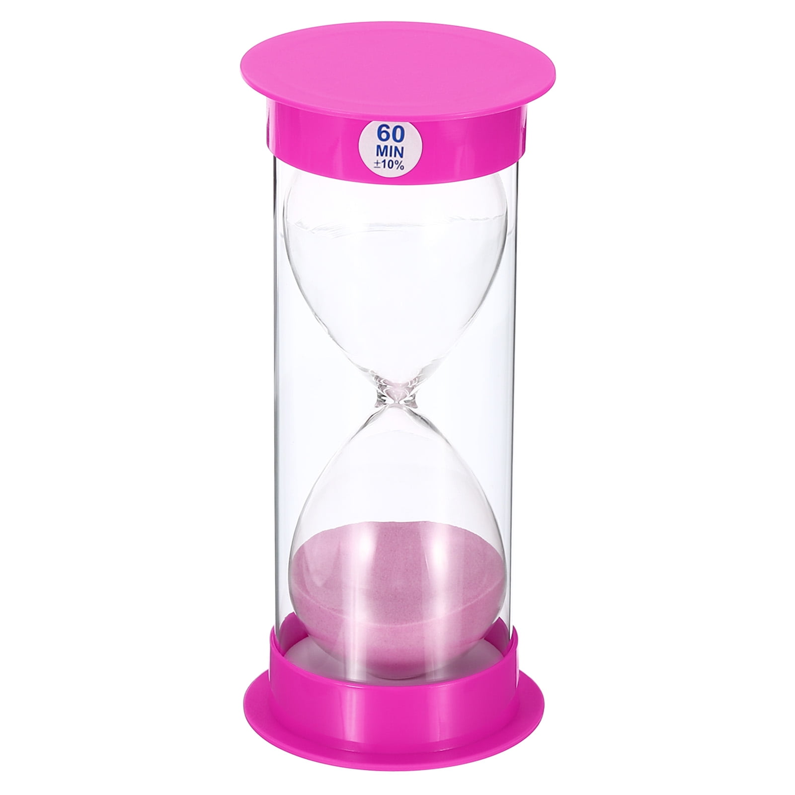 Uxcell 60 Min Sand Timer, Round with Plastic Cover, Count Down Sand ...