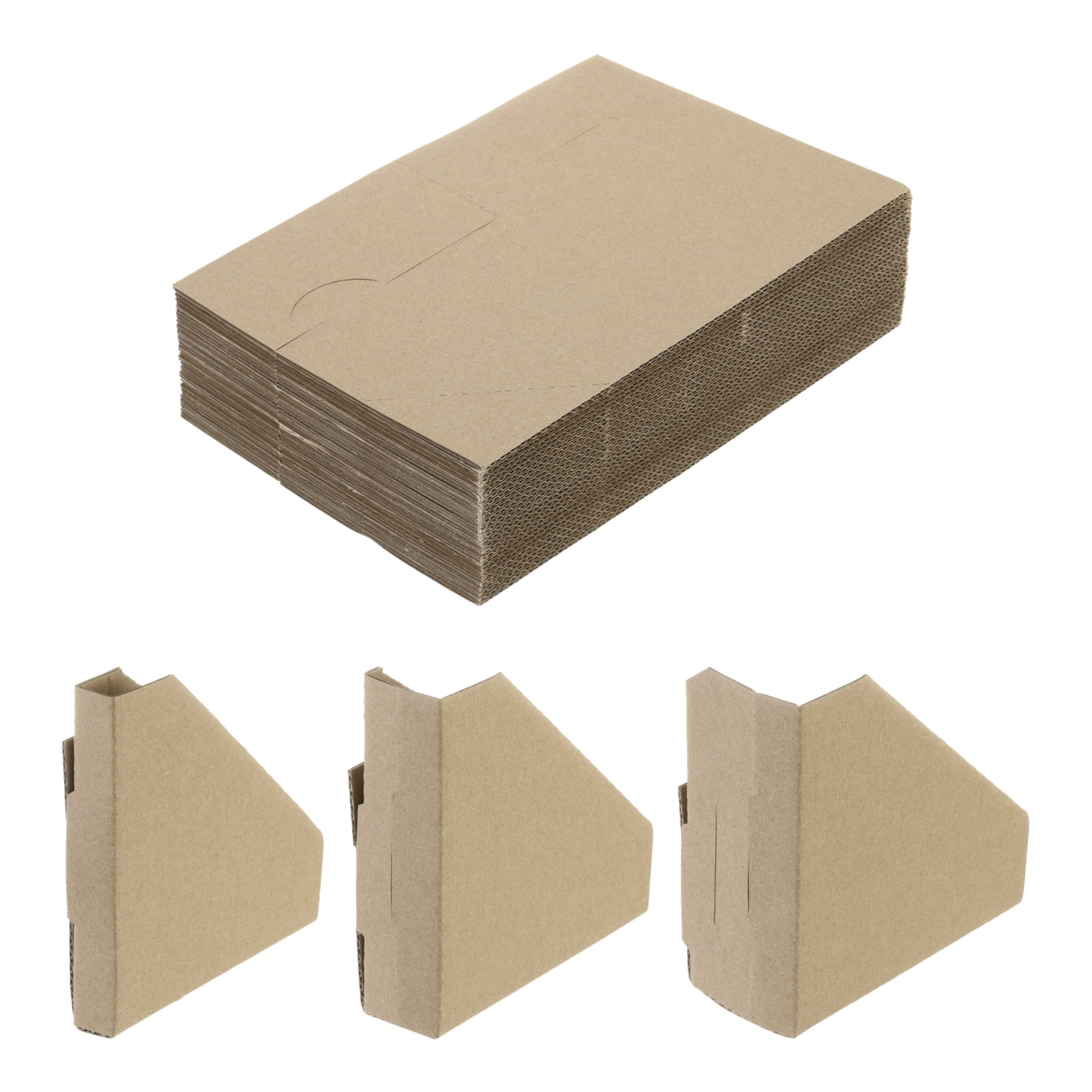 Uxcell 60 Pack Adjustable Cardboard Corner Protector, Cardboard Edges ...