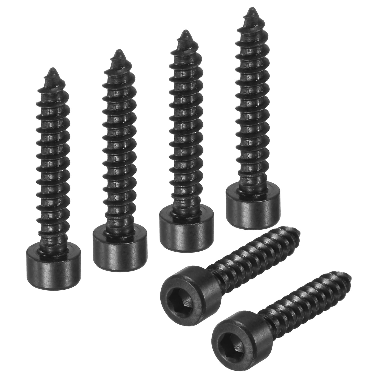 Uxcell 60 Pack Hex Socket Head Screws, M4x25mm Stainless Steel Bolts ...