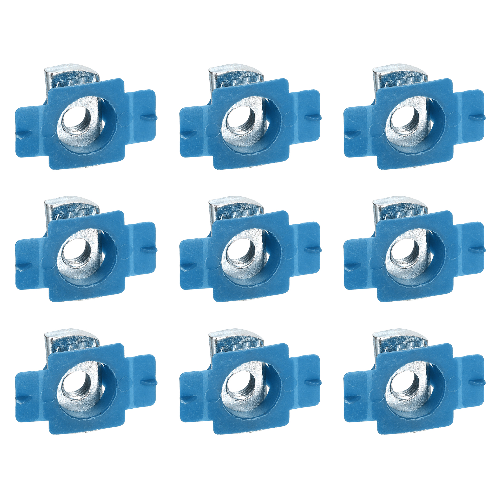 Uxcell 60 Pack Nylon Strut Cone Nut, M10x1.5mm Nylon Channel Squeeze ...