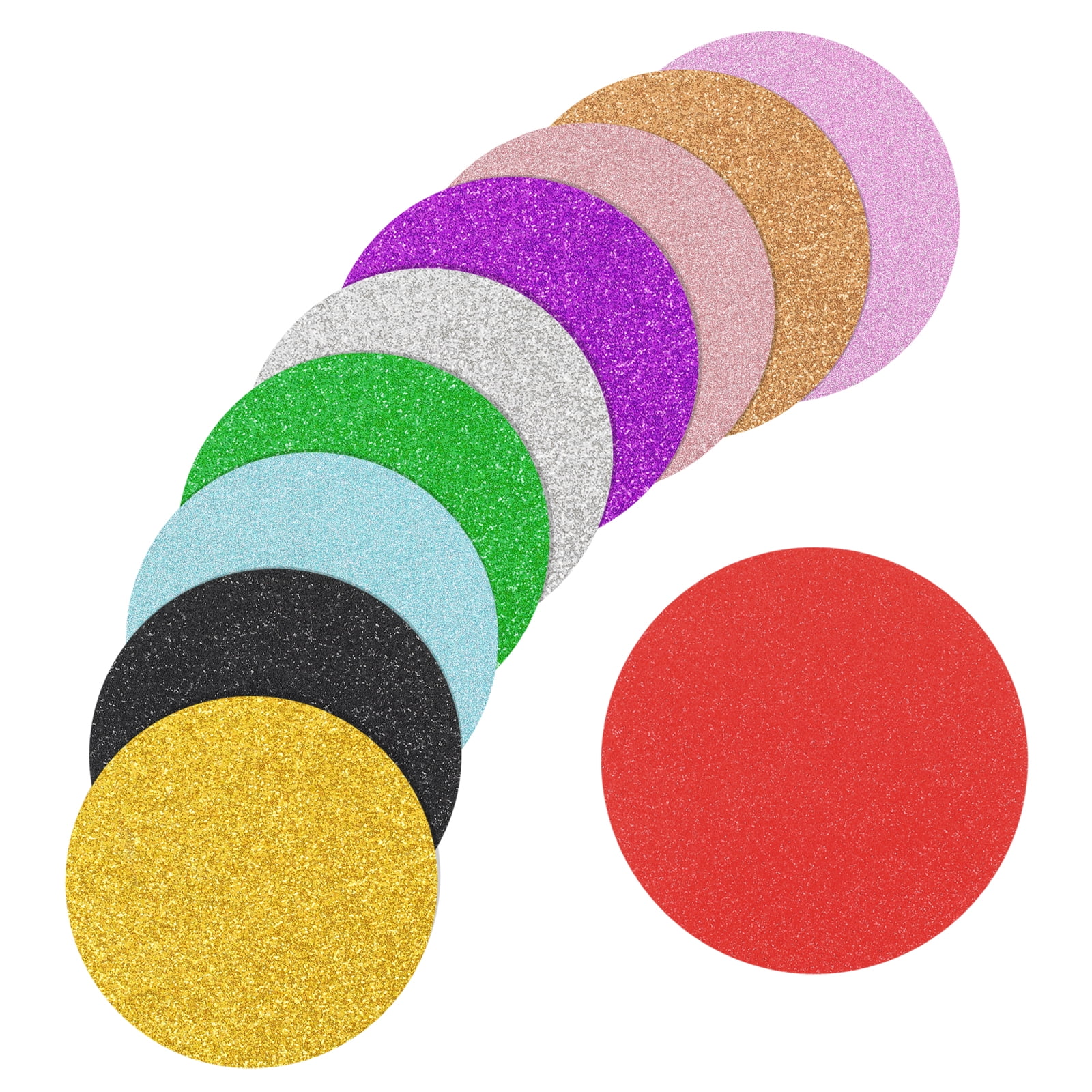 Uxcell 60 Pack Round Cutouts Paper Bulletin Board Decorations Multi ...