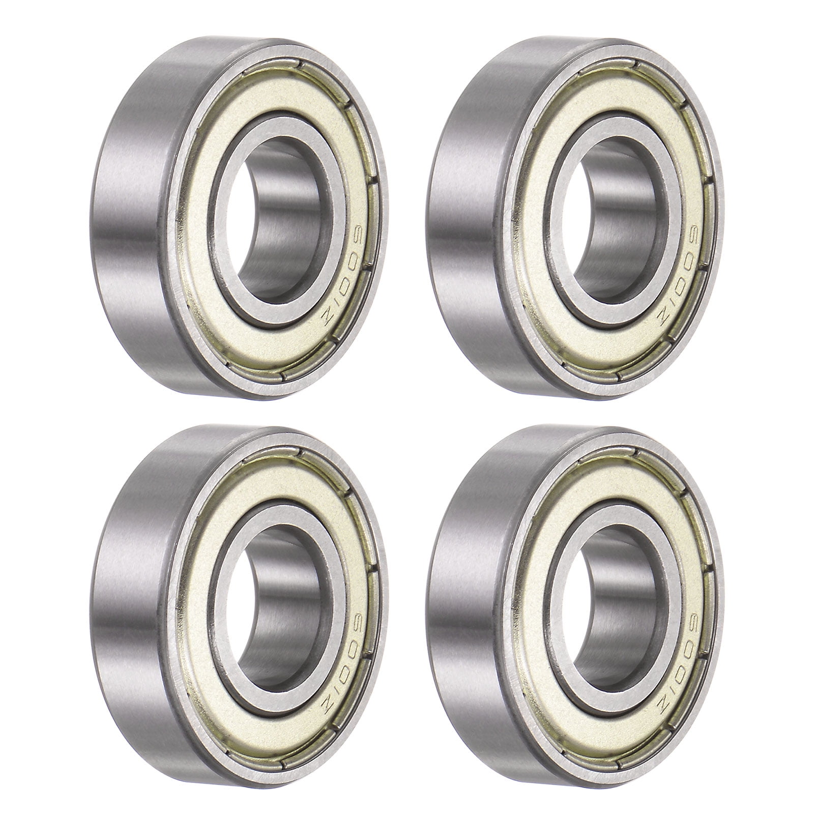 Uxcell 6001-ZZ Deep Groove Ball Bearings 12x28x8mm Chrome Steel ABEC3 ...
