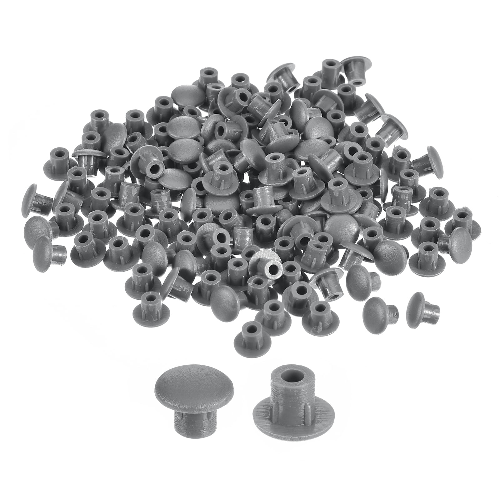 Uxcell 600Pack 5mm(3/16") Dia Plastic Screw Hole Plugs Cover for ...