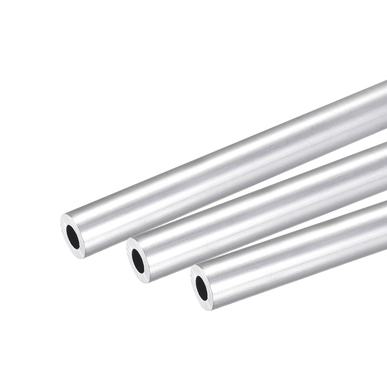 Uxcell 6063 Aluminum Metal Tubing Seamless Straight Pipe Tubes 11mm x ...