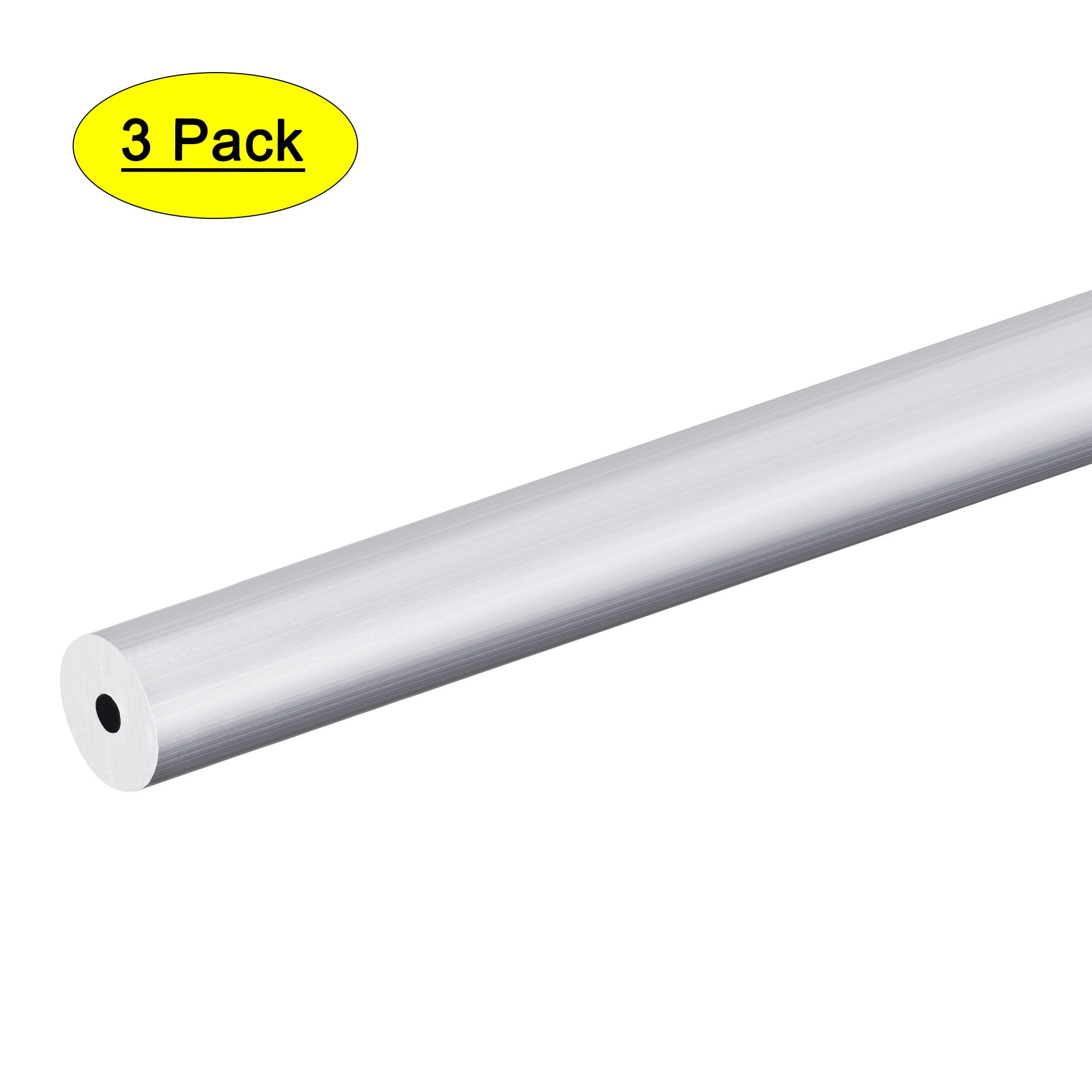 Uxcell 6063 Aluminum Metal Tubing Seamless Straight Pipe Tubes 12mm x ...