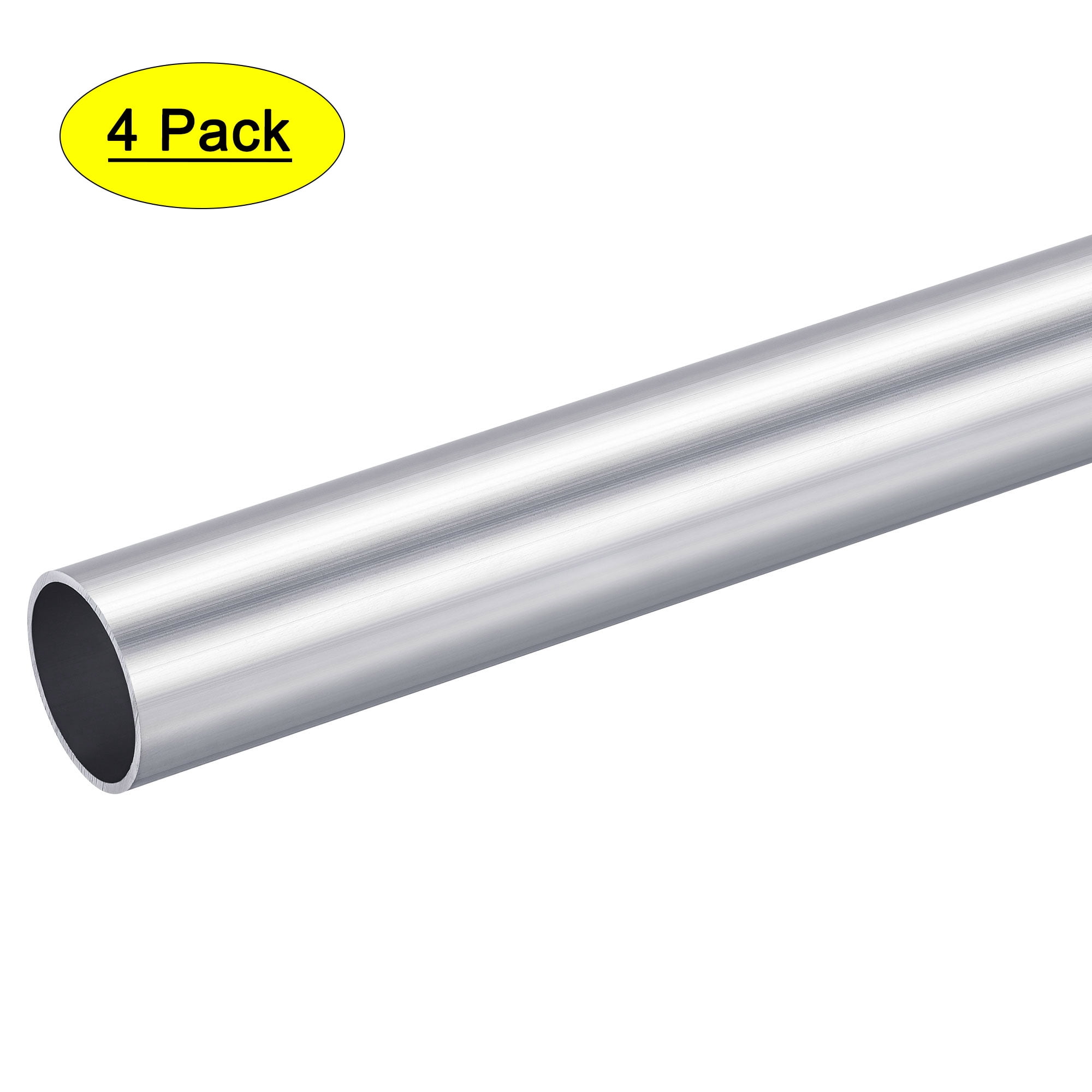 Uxcell 6063 Aluminum Metals Tubing Seamless Straight Pipe Tubes 30mm x ...
