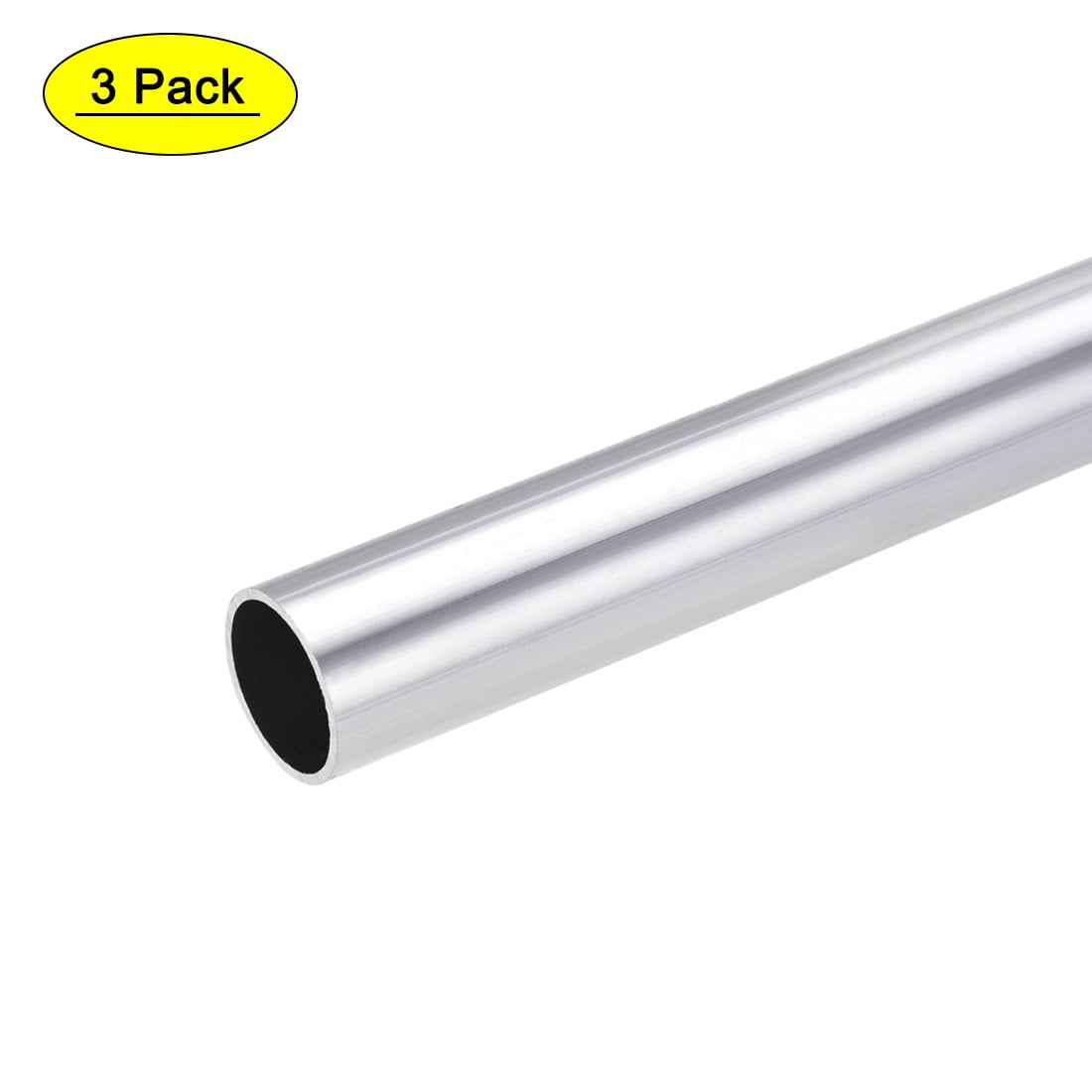 Uxcell 6063 Aluminum Round Tube 1.1 inch OD 0.98 inch Inner Dia 11.81 ...