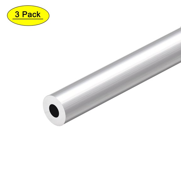 Uxcell 6063 Aluminum Round Tube Seamless Aluminum Straight Tubing 12mm ...