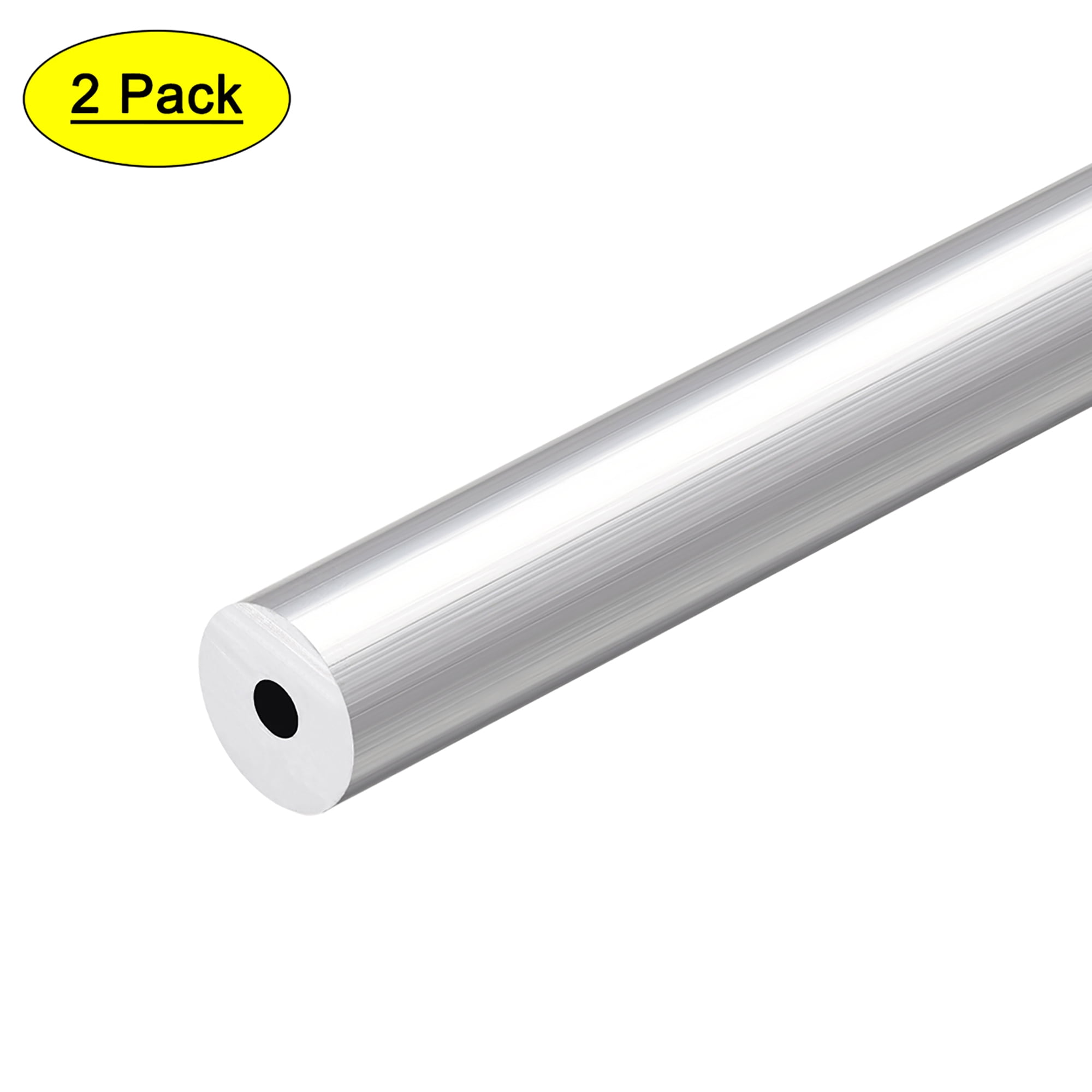 Uxcell 6063 Aluminum Round Tube Seamless Aluminum Straight Tubing 18mm ...