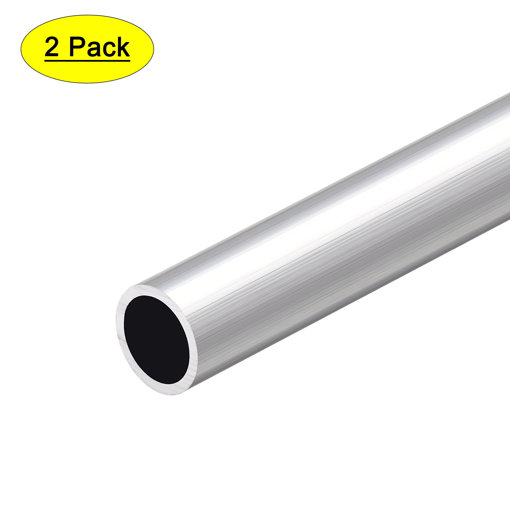 Uxcell 6063 Aluminum Round Tube Seamless Aluminum Straight Tubing 19mm ...