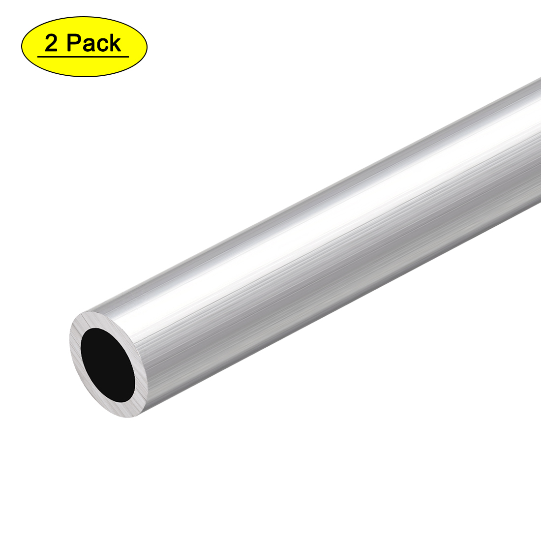 Uxcell Clear Rigid Tube Round Plastic Tubing with End Cap Water Pipe ...