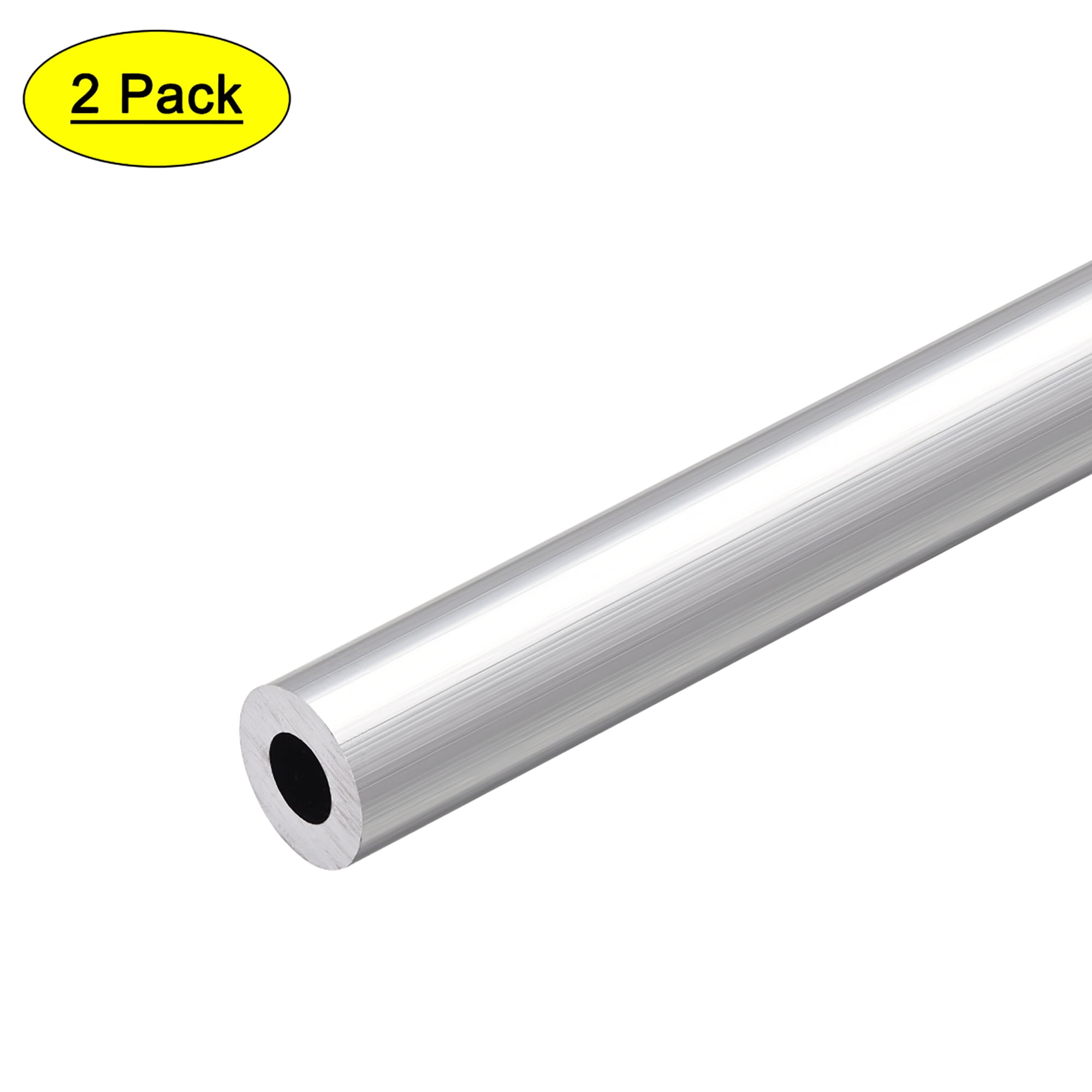Uxcell 6063 Aluminum Round Tube, Seamless Pipe Tubing 18mm x 9mm x ...