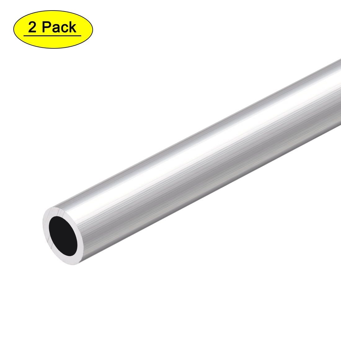 Uxcell 6063 Aluminum Round Tube Seamless Pipes Tubing 12mm x 9mm x ...