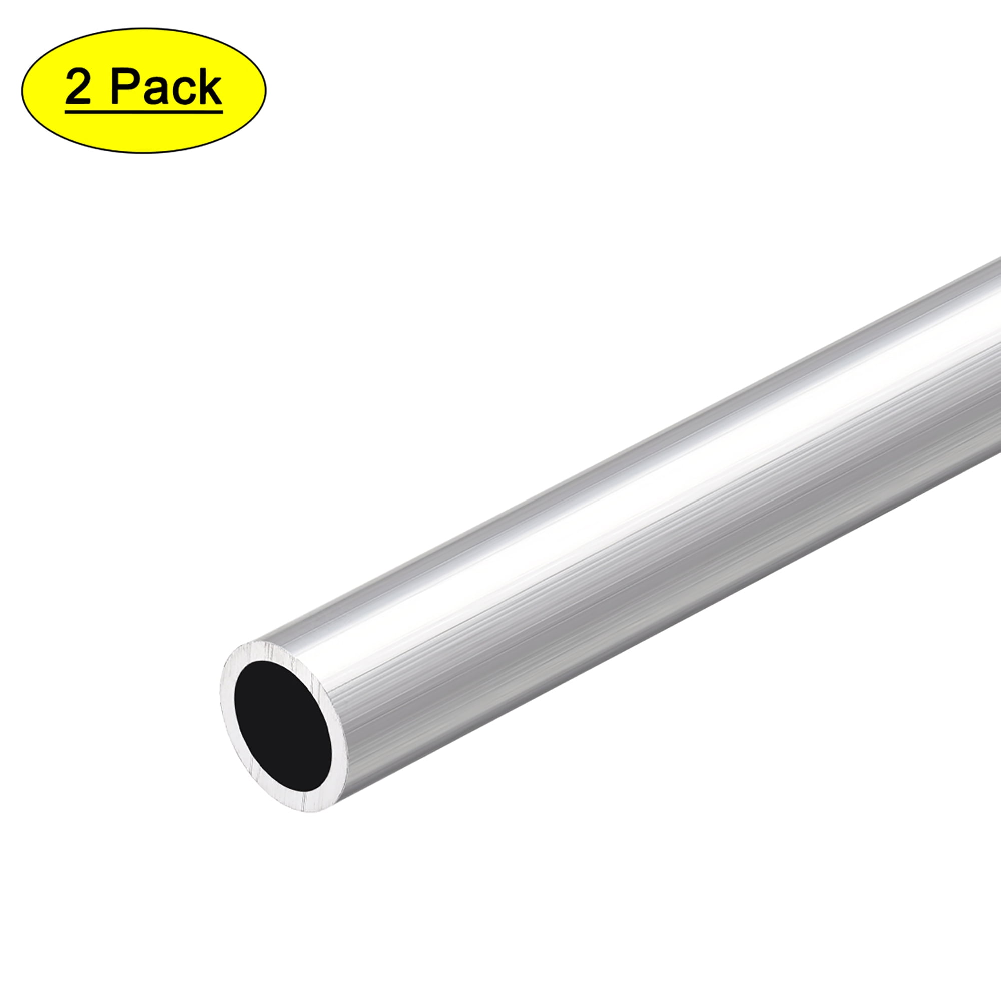 Uxcell 6063 Aluminum Round Tube Seamless Pipes Tubing 13mm x 10mm x ...