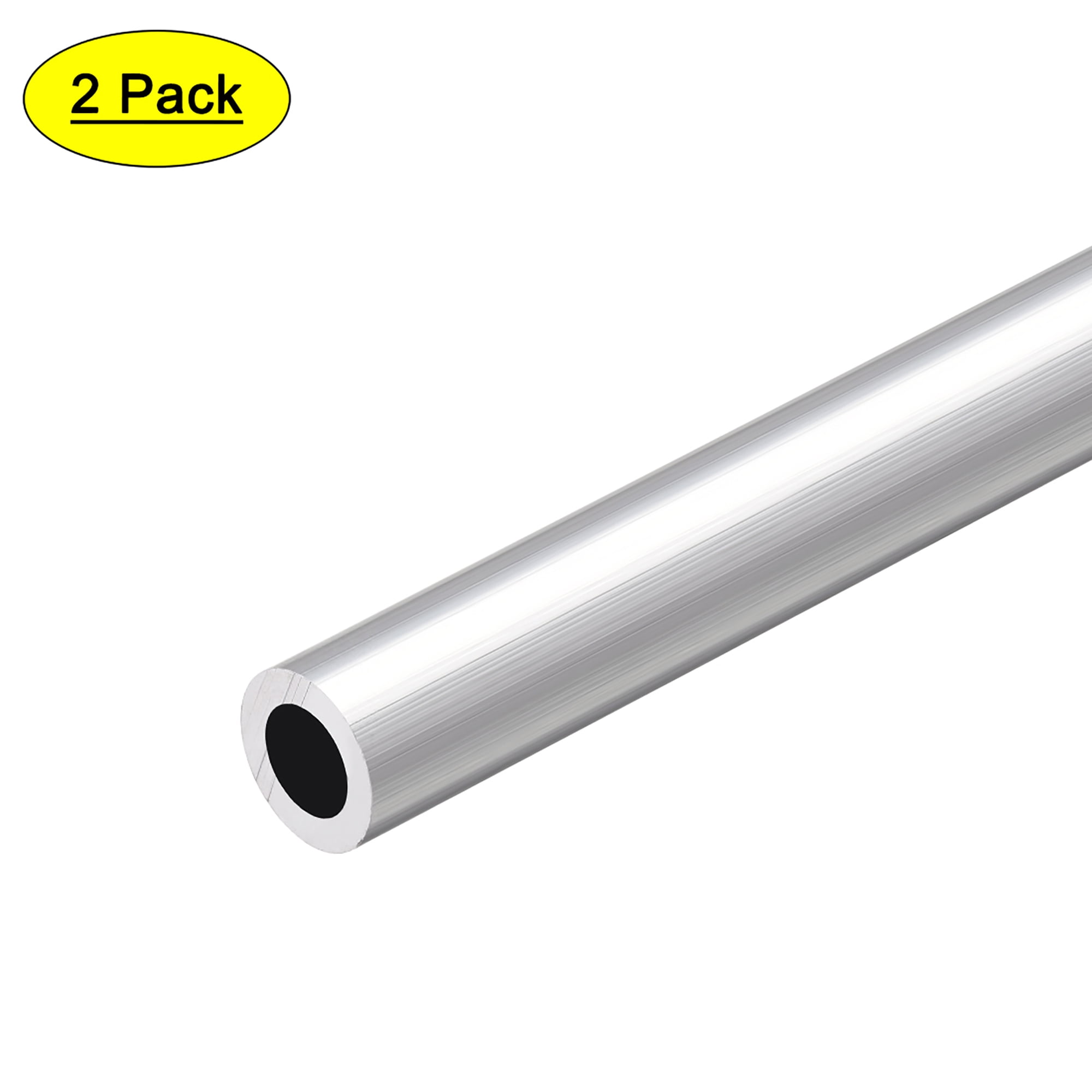 Uxcell 6063 Aluminum Round Tube Seamless Pipes Tubing 13mm x 8mm x ...