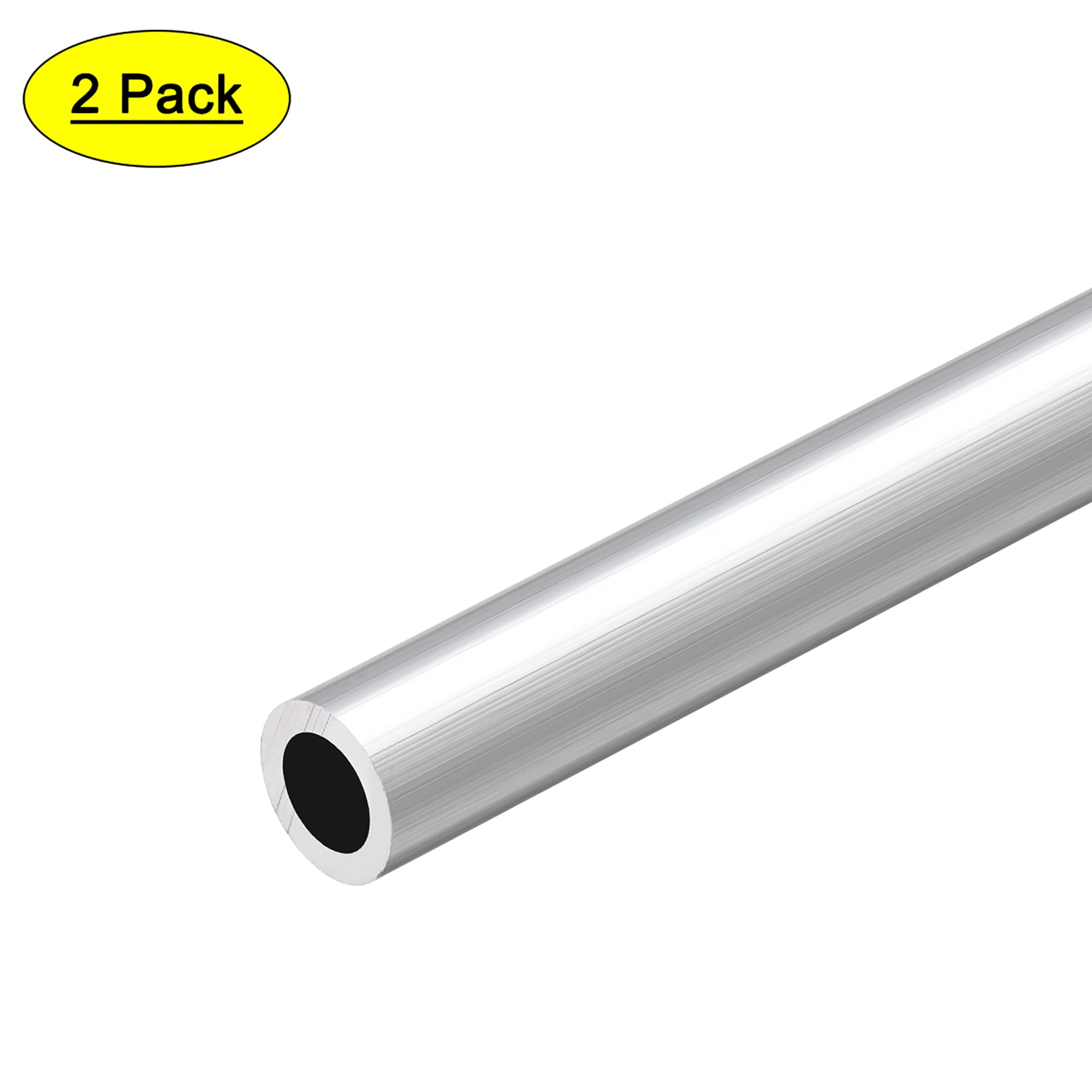 Uxcell 6063 Aluminum Round Tube Seamless Pipes Tubing 13mm x 9mm x ...