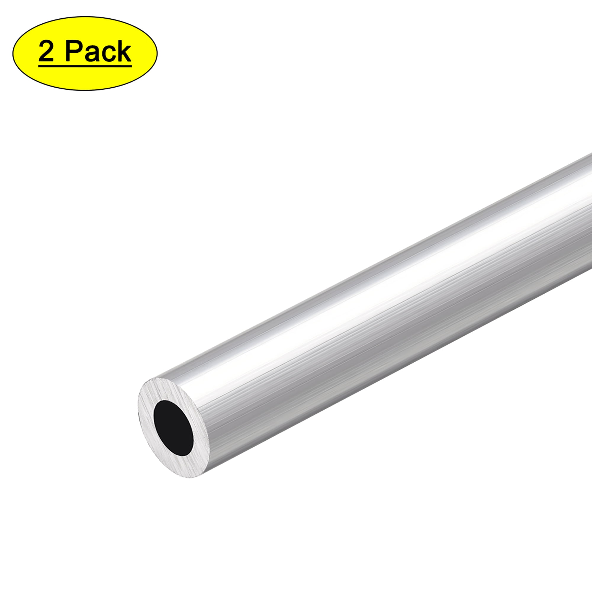 Uxcell 6063 Aluminum Round Tube Seamless Pipes Tubing 14mm x 8mm x ...