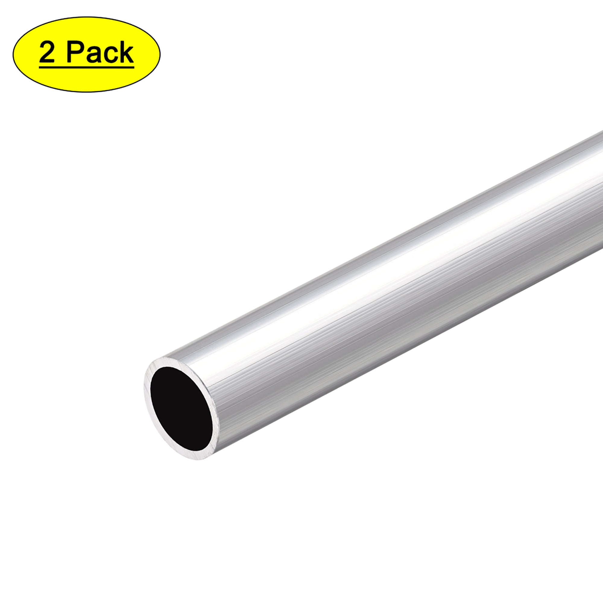 Uxcell 6063 Aluminum Round Tube Seamless Pipes Tubing 15mm x 13mm x ...