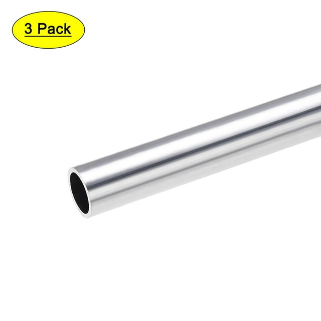 Uxcell 6063 Aluminum Round Tube Seamless Straight Tubing 22mm OD 18mm ...