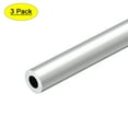 Uxcell 6063 Aluminum Round Tube, Straight Pipe Tubing 19mm x 11mm x ...