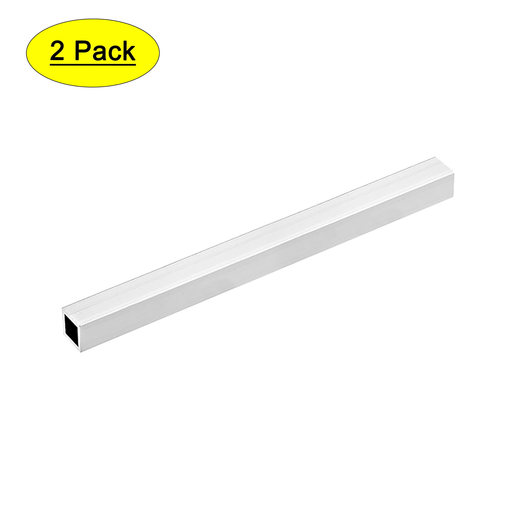 Uxcell 6063 Aluminum Square Tube Seamless Pipe Tubing 15 x 15 x 1 x ...