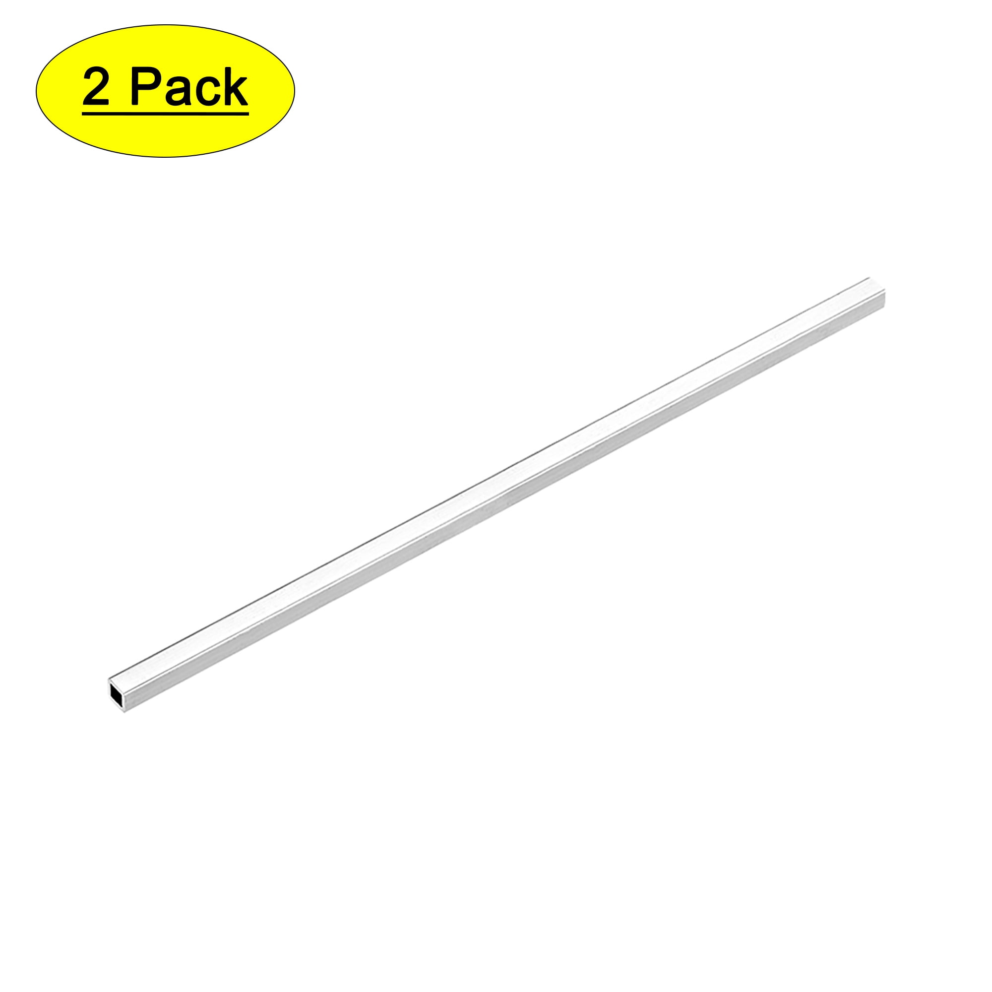 Uxcell 6063 Aluminum Square Tube Seamless Pipe Tubing 6 x 6 x 1 x 200mm ...