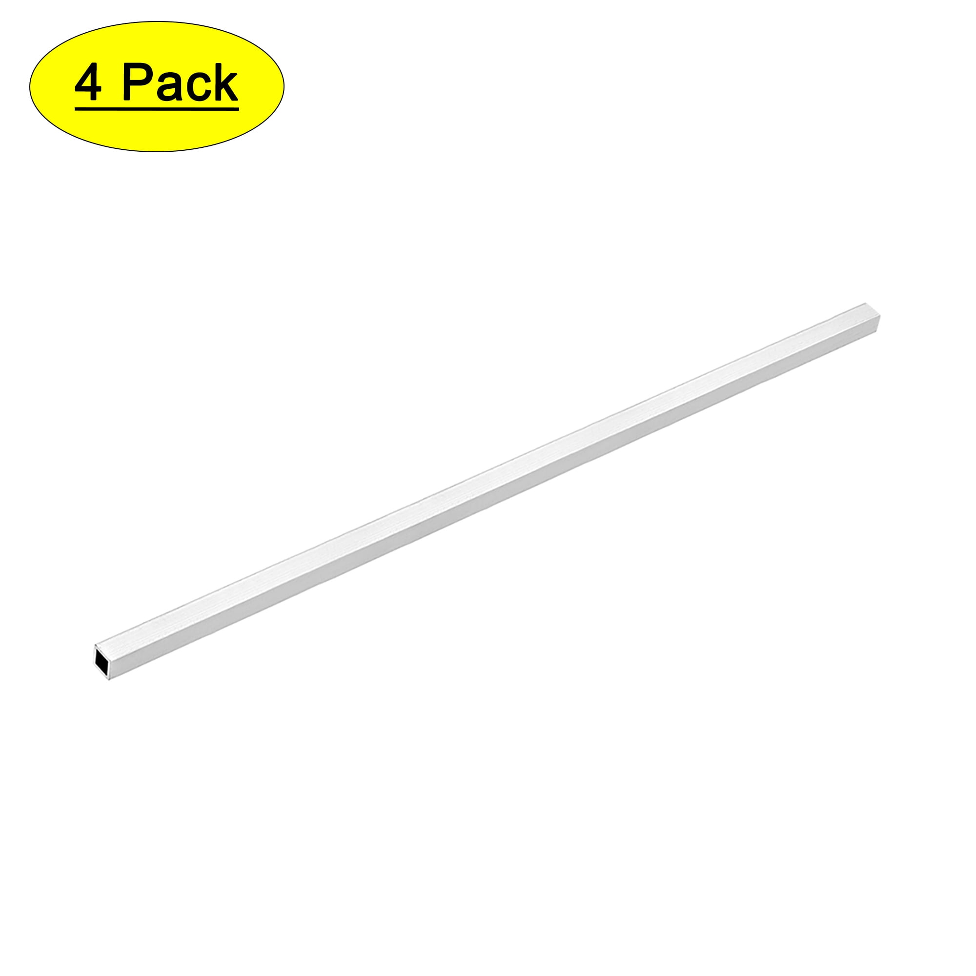 Uxcell 6063 Aluminum Square Tubes Seamless Straight Pipe Tubing 8 x 8 x ...