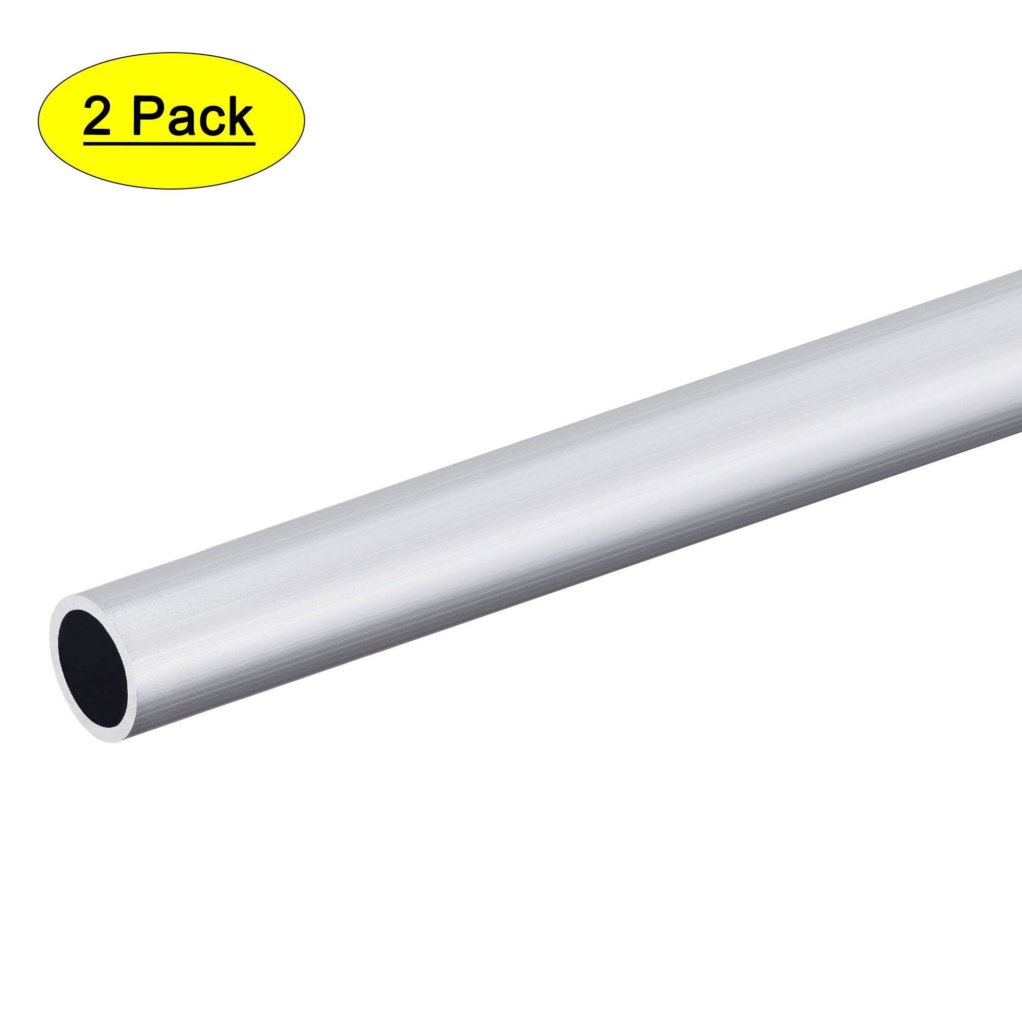 Uxcell 6063 Aluminum Tubing Seamless Straight Pipes Tubes 10mm x 8mm x ...