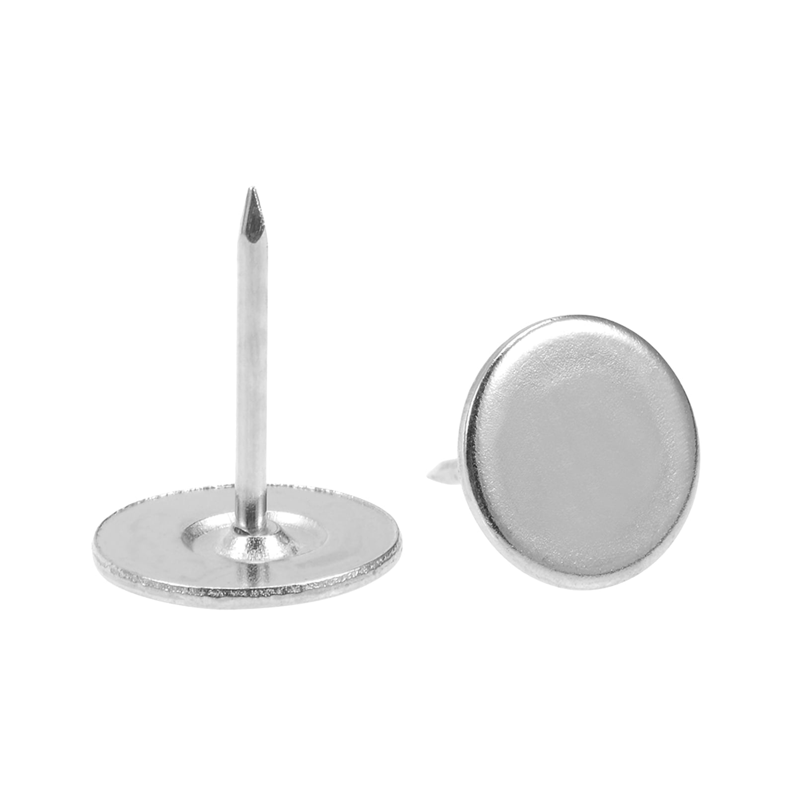 Uxcell 60Pack 16mmx20mm Flat Head Decorative Upholstery Tacks Furniture ...