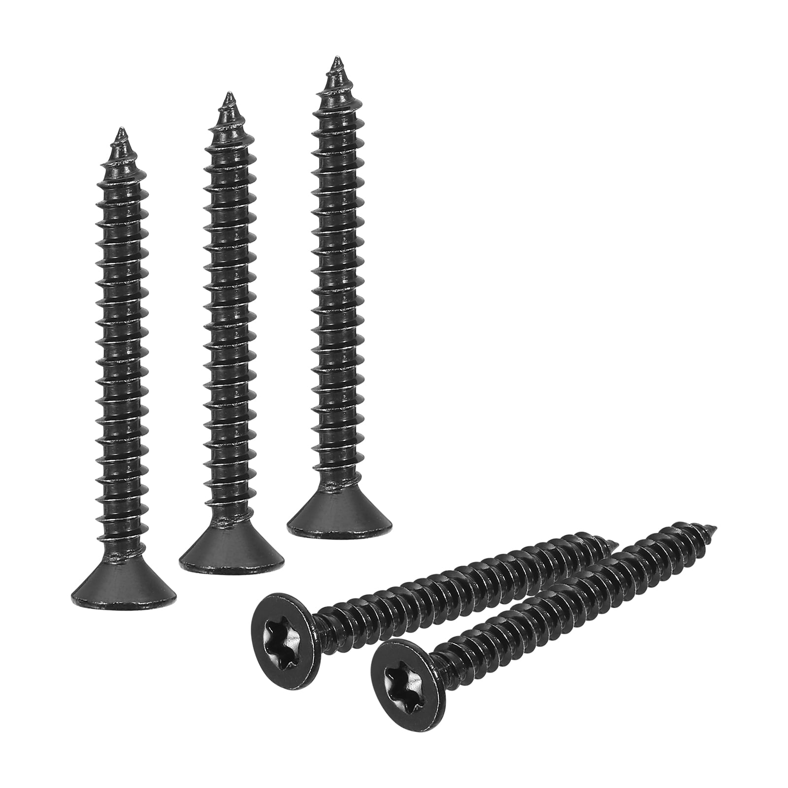 Uxcell 60Pack M4 x 35mm 304 Stainless Steel Flat Head Torx Screws Fit ...