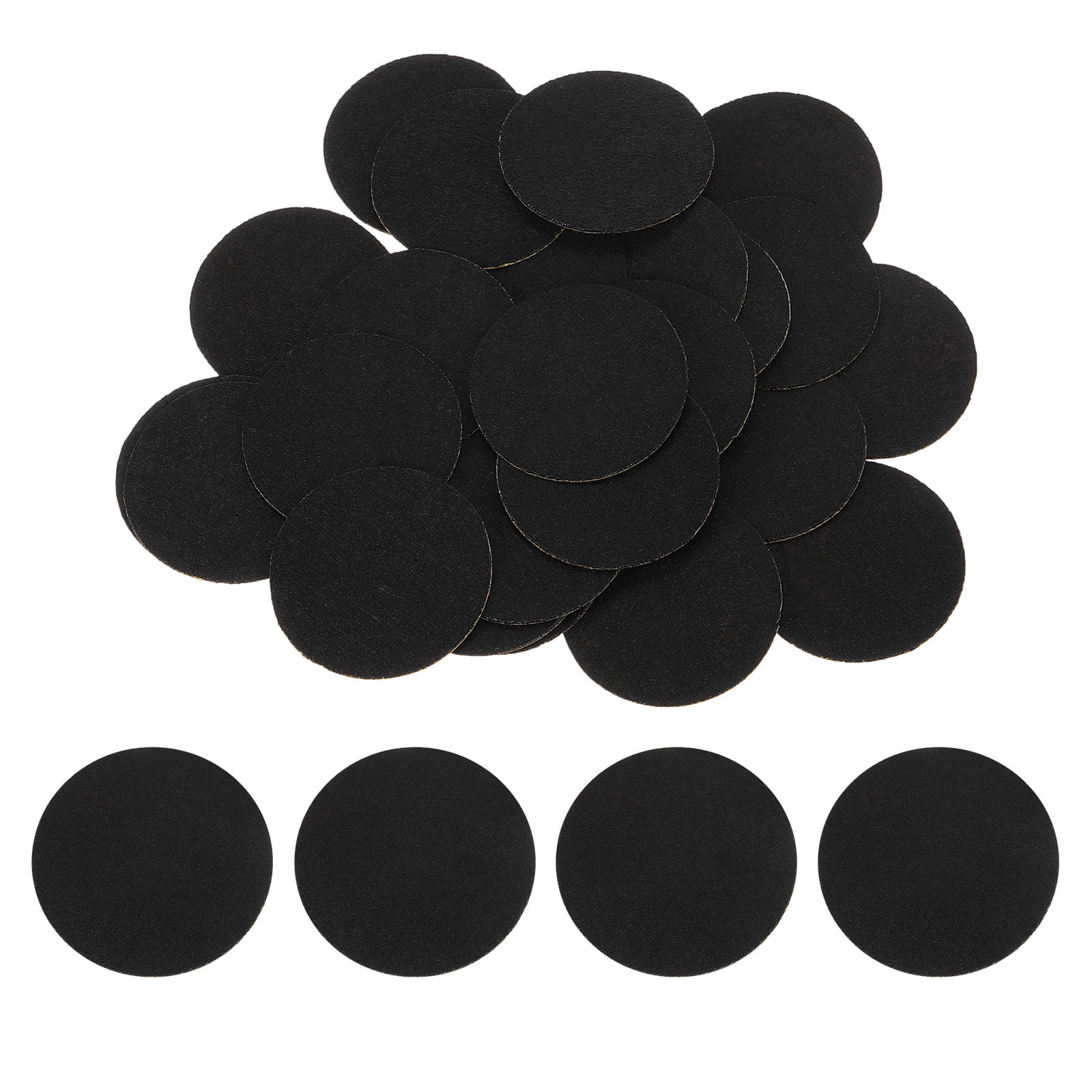 Uxcell Non-Woven Round Felt Circles Felt Fabric Sticker Self-Adhesive ...