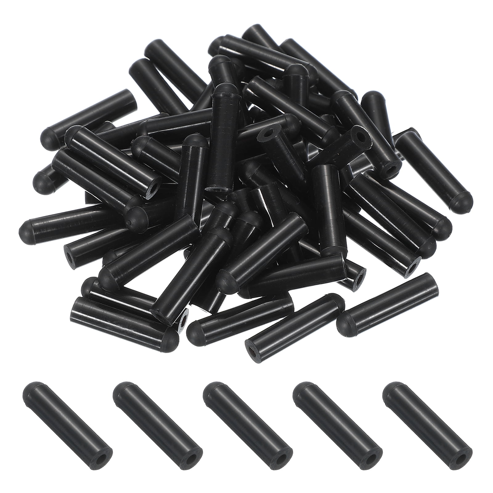 Uxcell 60Pcs Silicone End Caps, 3/32"(2.4mm) ID Round Rubber Screw ...